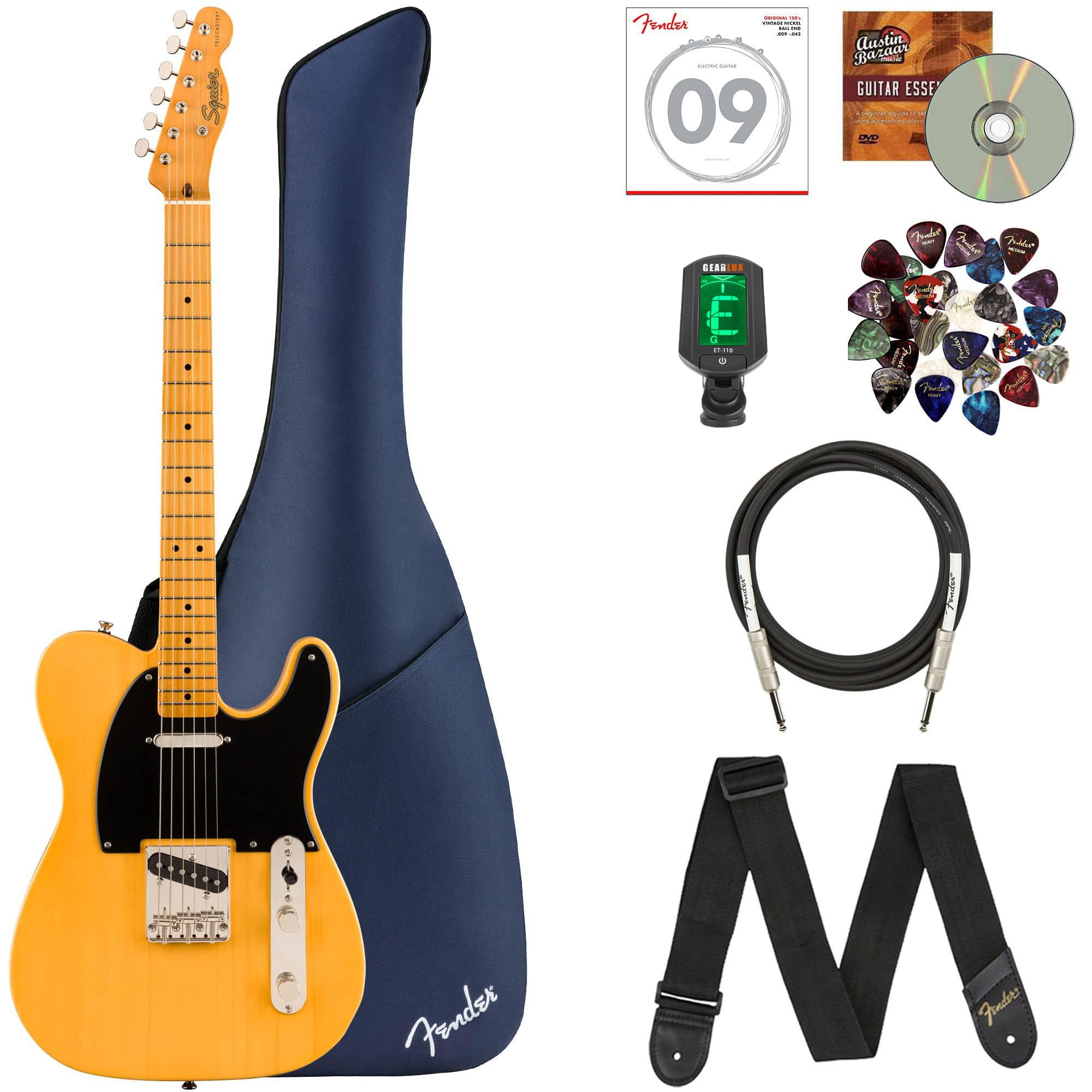 Fender Squier Classic Vibe '50s Telecaster - Butterscotch Blonde w/ Gig ...
