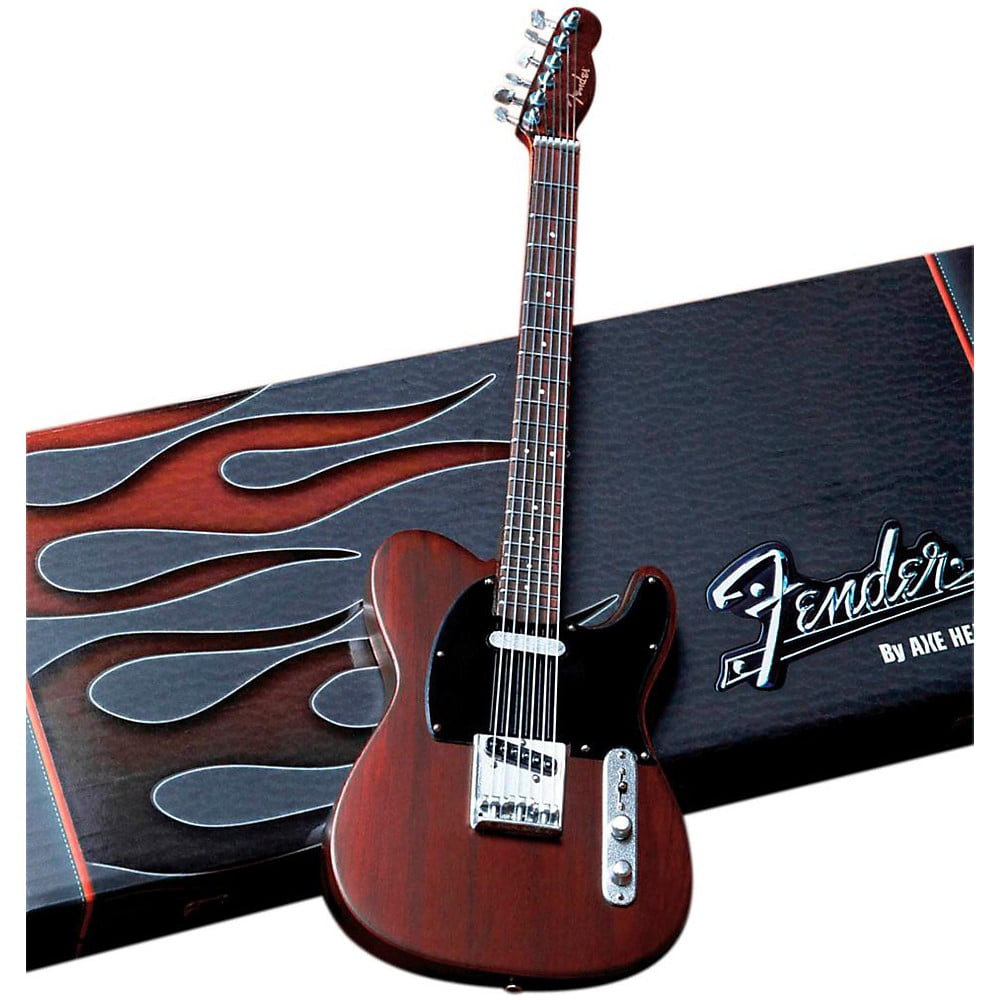 Fender Telecaster Rosewood Finish Mini Guitar Replica Collectible, Axe ...