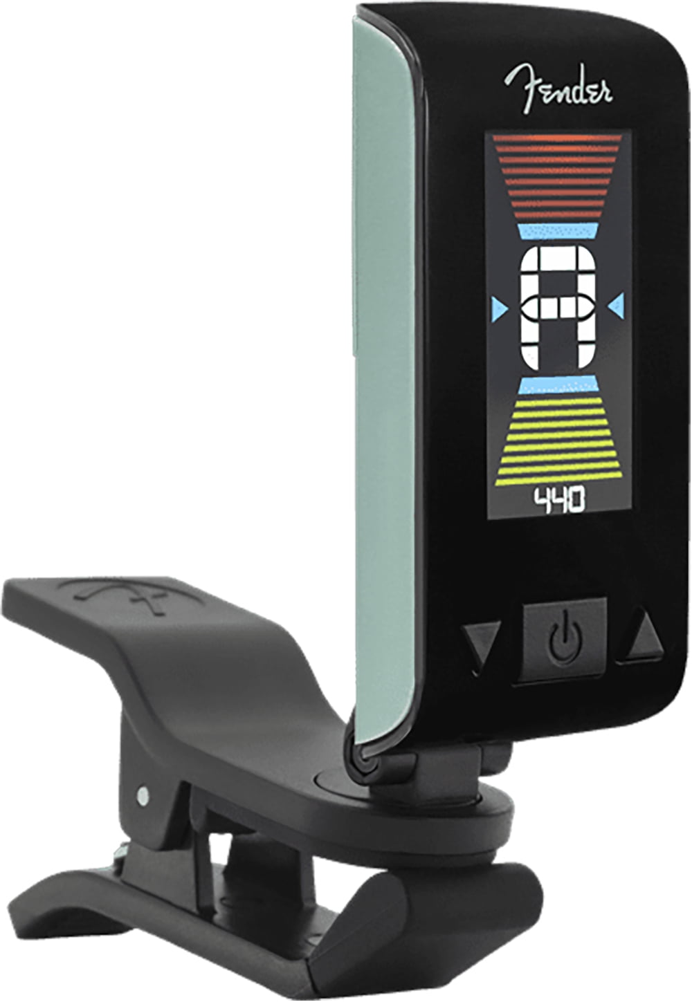 Fenders Fender Original Clip-On Tuner for Electric Guitar, Daphne Blue ...