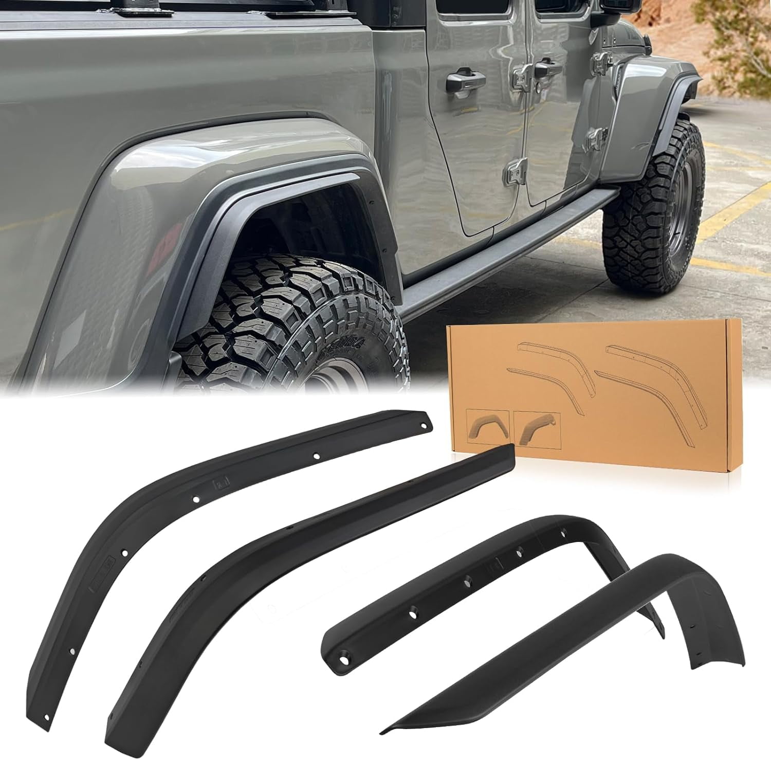 Fenders Front and rear fenders compatible with 2020-2022 Jeep Wrangler ...