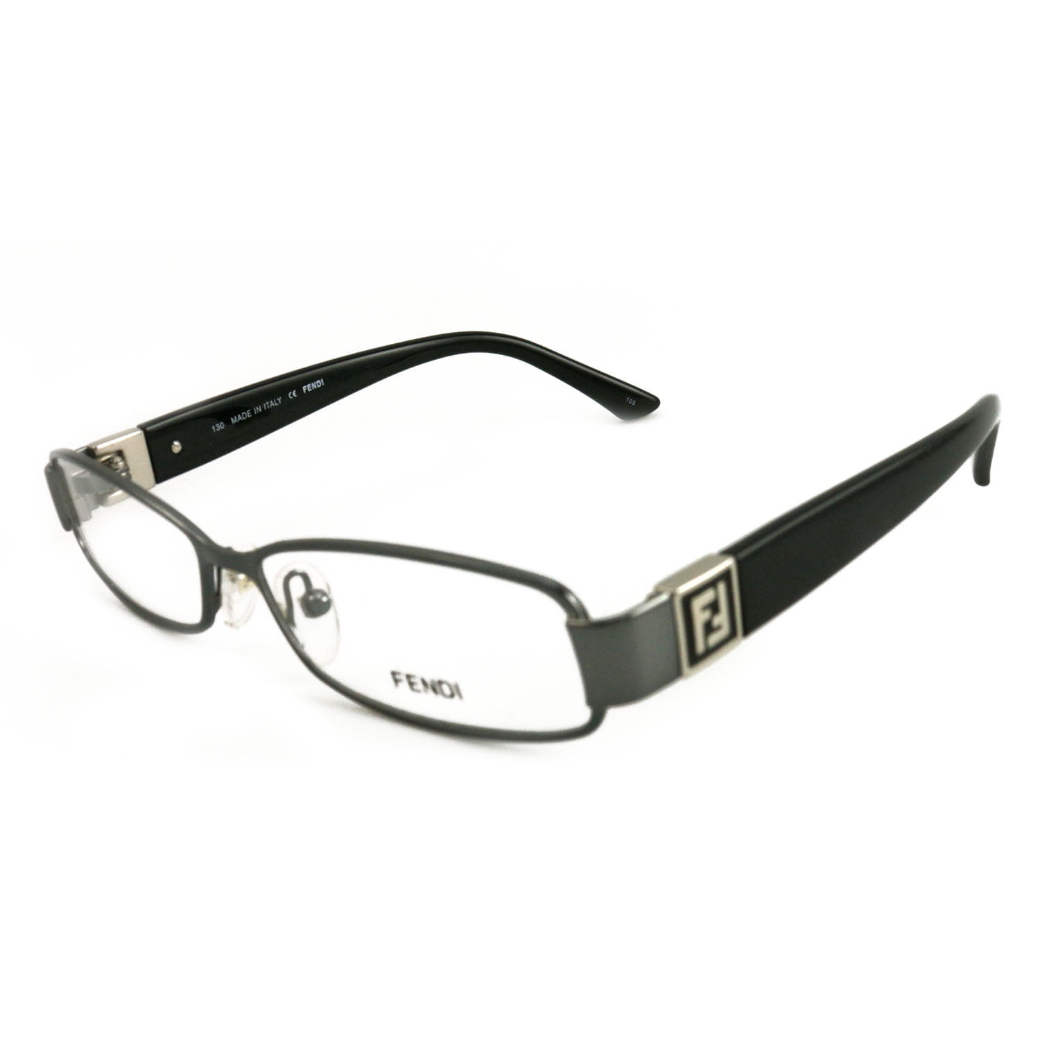 Fendi Womens Eyeglasses FF904 035 Gunmetal 51 14 130 Frames Oval ...