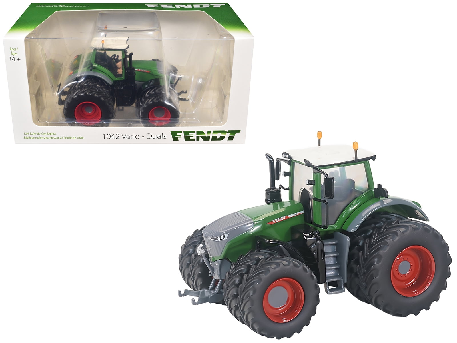 Fendt 1042 Vario Tractor with Front and Rear Dual Wheels Green with ...