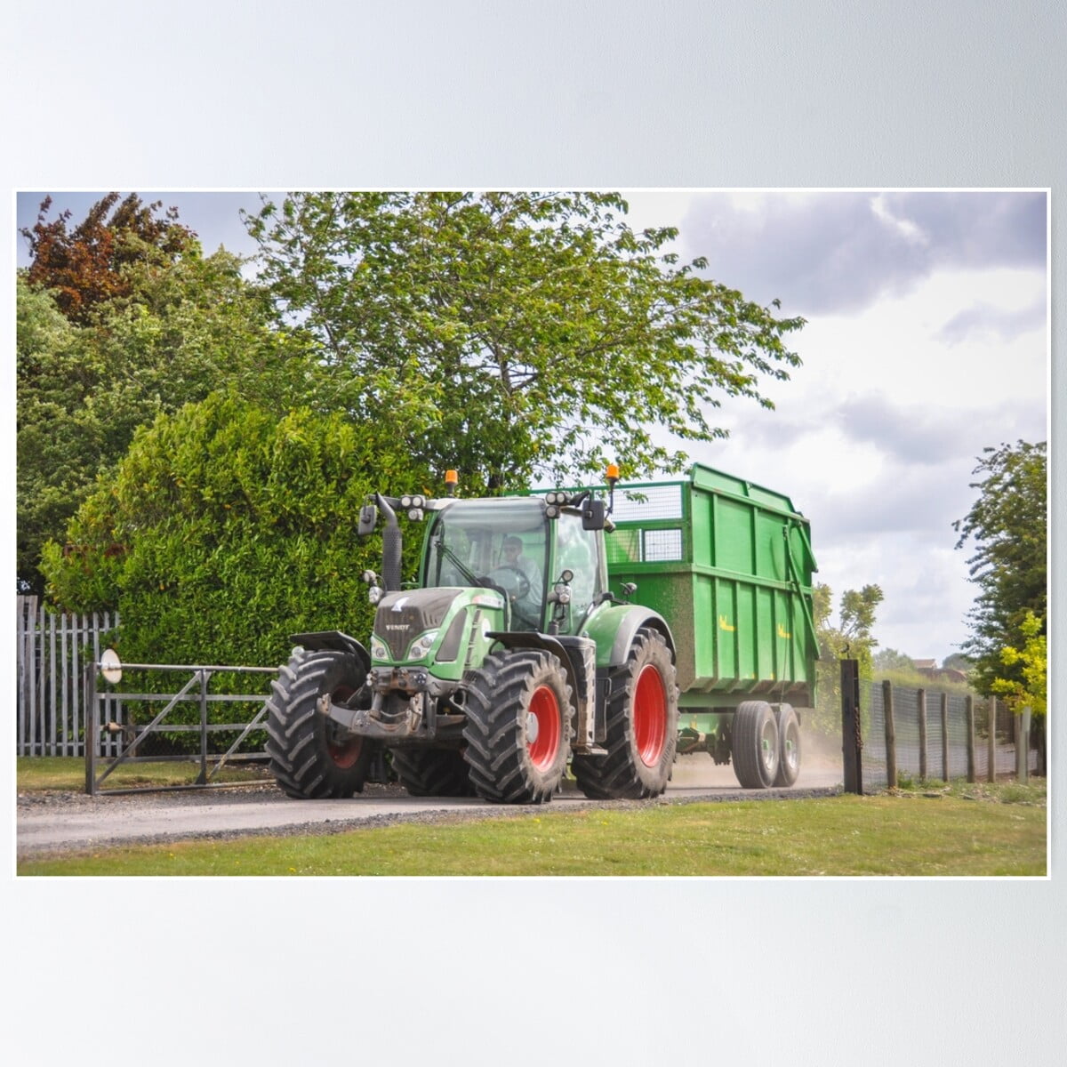Fendt Carting Silage Poster, 8x12 UNFRAMED - Walmart.com