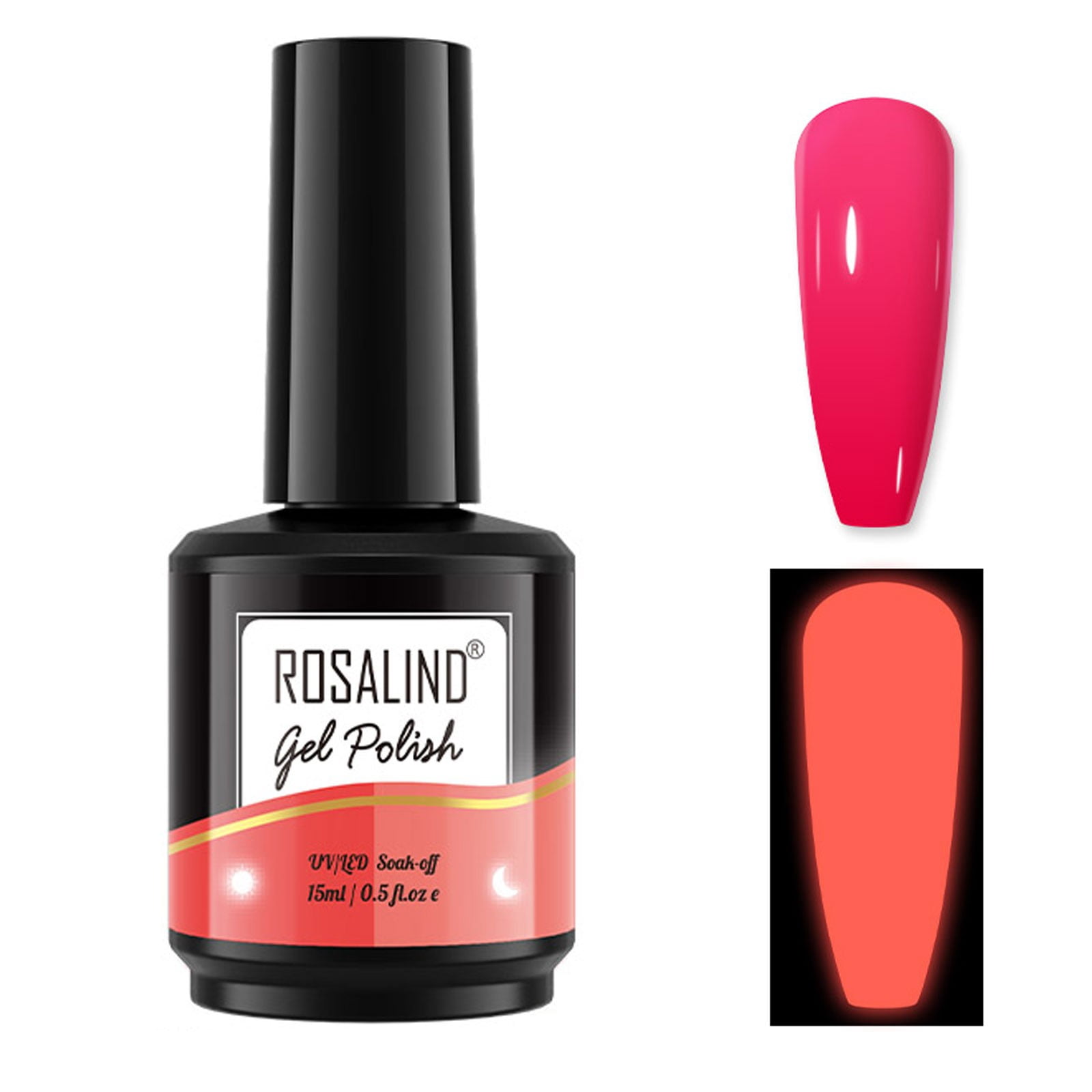 Fendyy Nail Polish Nail Art Luminous Fluorescent Gel Red Clearance Sale ...