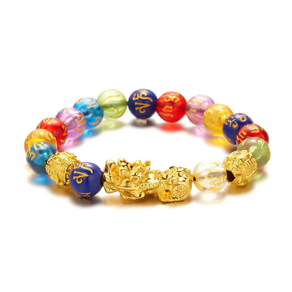 Feng Shui Bracelet,Feng Shui Bla Obsidian Wealth Bracelet,Good Lu Bracelets,Chinese Dragon ...