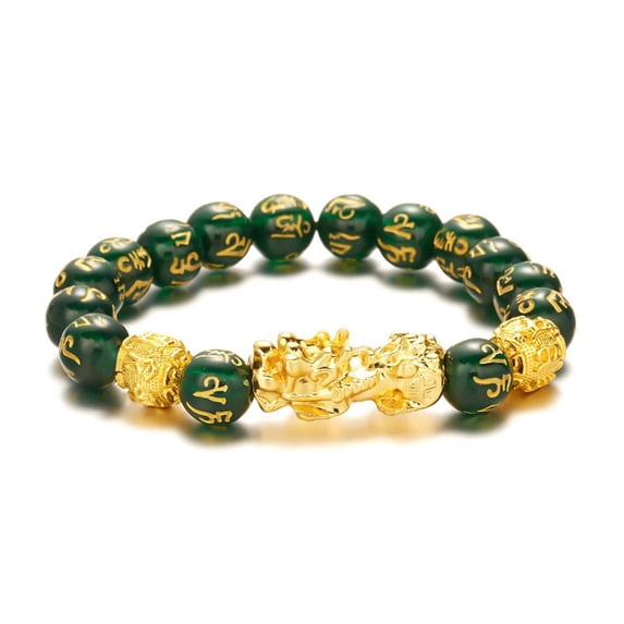 Feng Shui Bracelet For Men And Women Black Obsidian Wealth Good Luck ...
