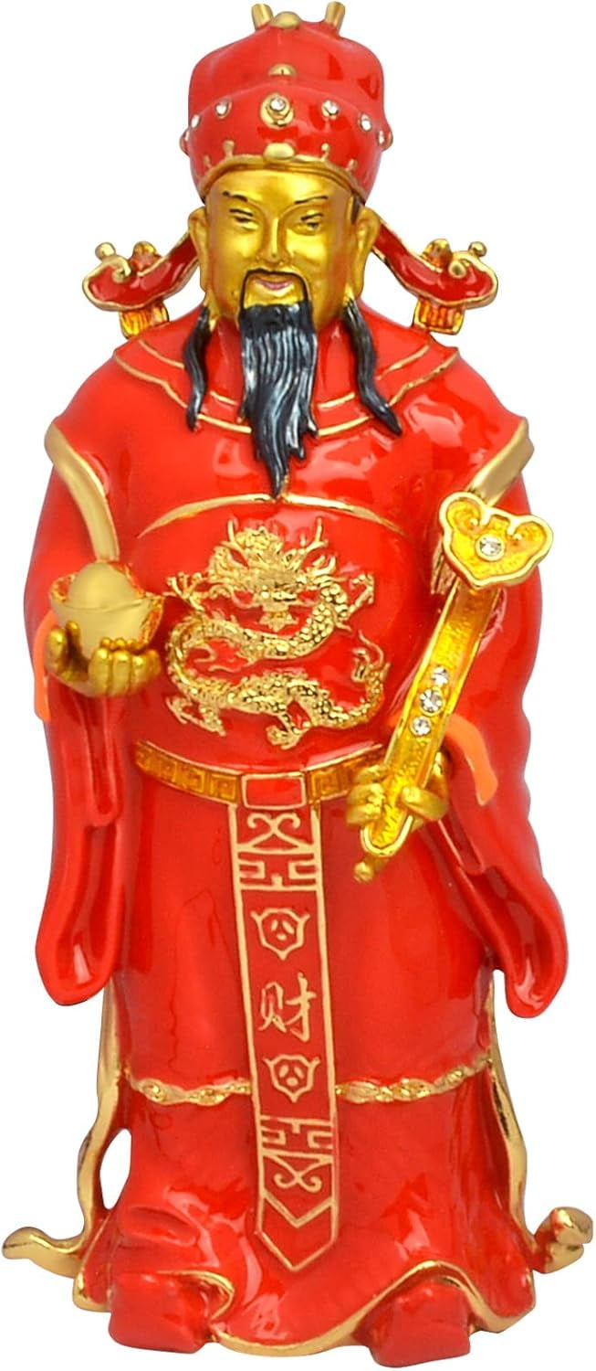 Feng Shui CAI Shen Choy San Statue,God of Wealth,Chinese New Year Gift W5342 - Walmart.com