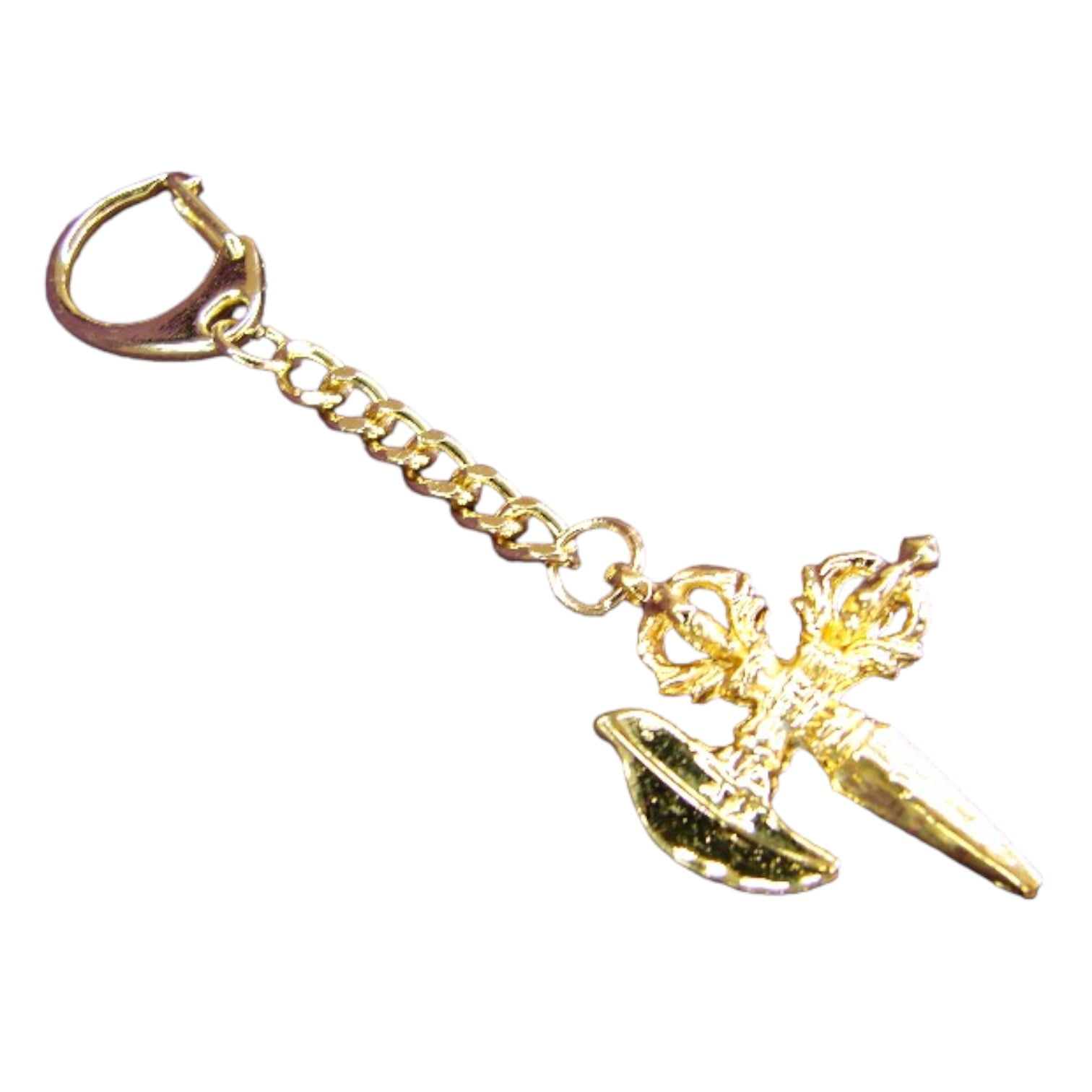 Feng Shui Ceremony Tibetan Axe Keychain - Walmart.com