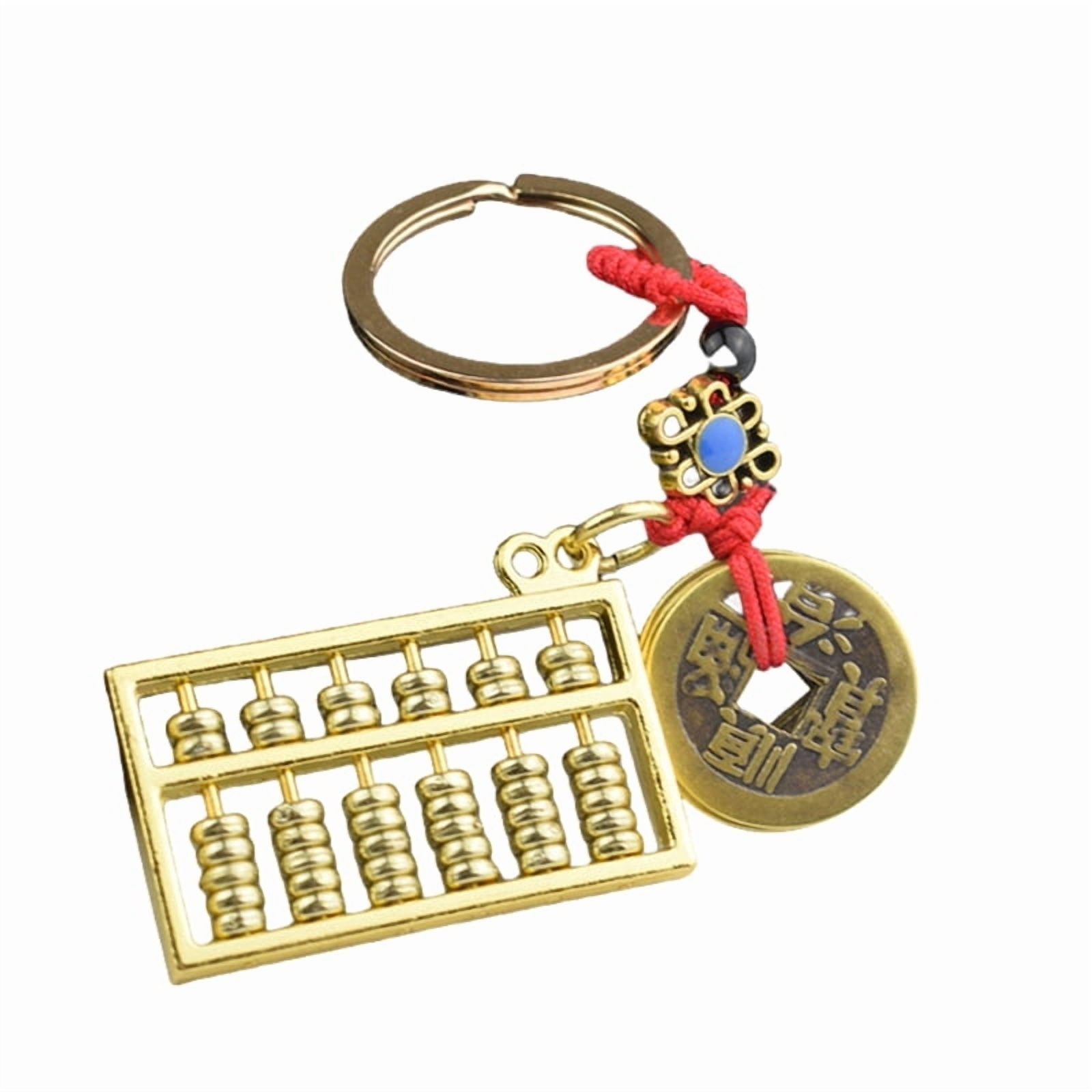 Feng Shui Copper Gourd Keychain Traditional Brass Gourd Keychain With ...