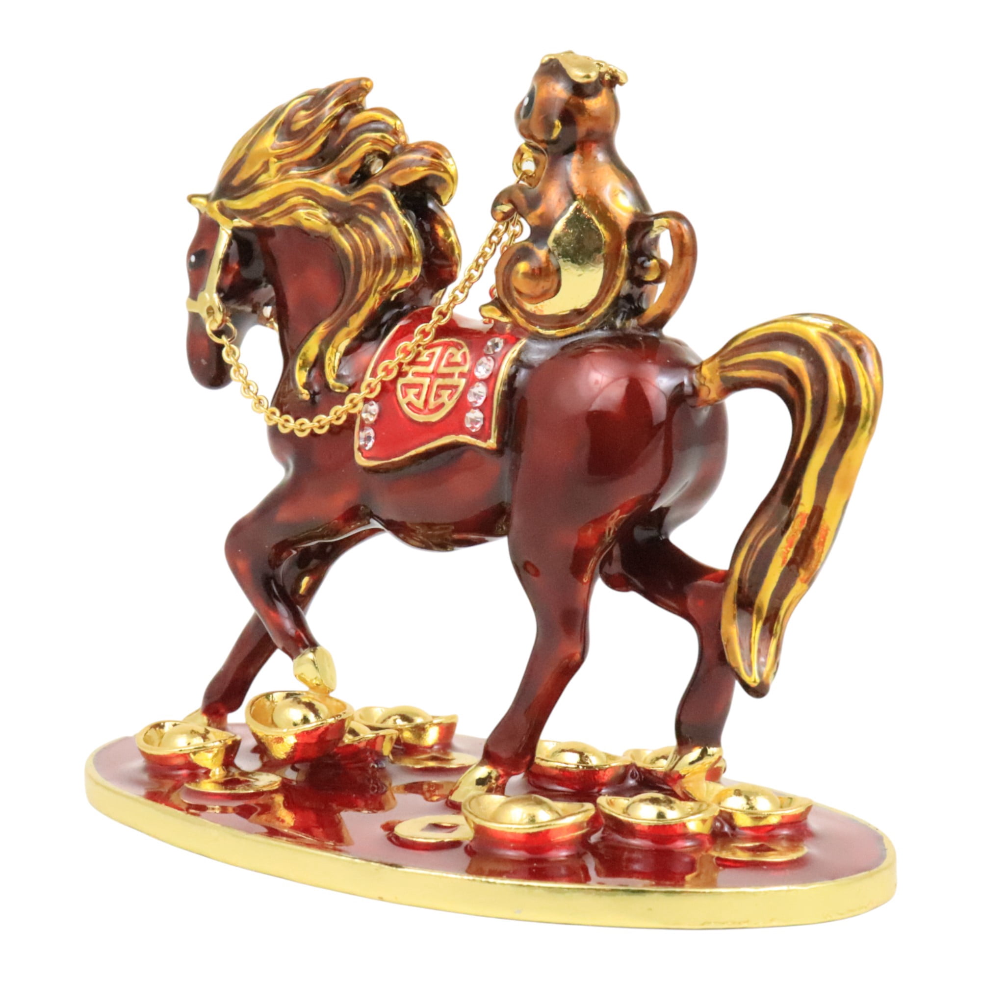 Feng Shui Fly On Monkey On Horse Statue - Walmart.com