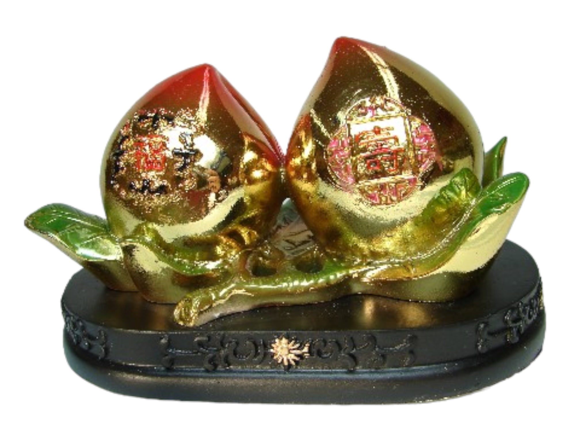 Feng Shui Fu Shou Tao: Double-Peach Statue for Good Luck and Longevity ...