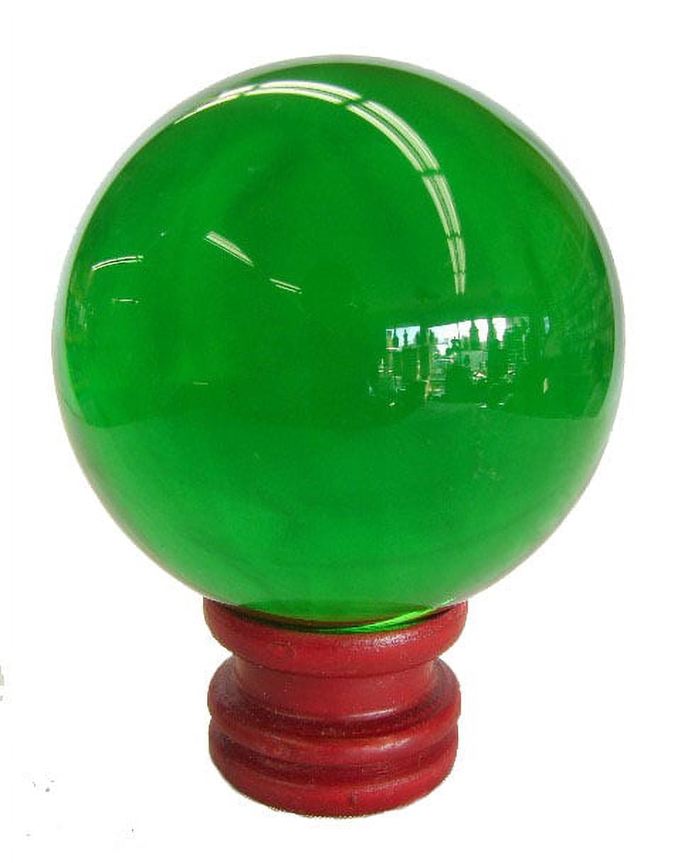 Feng Shui Green Crystal Ball, Green Crystal Sphere - Walmart.com