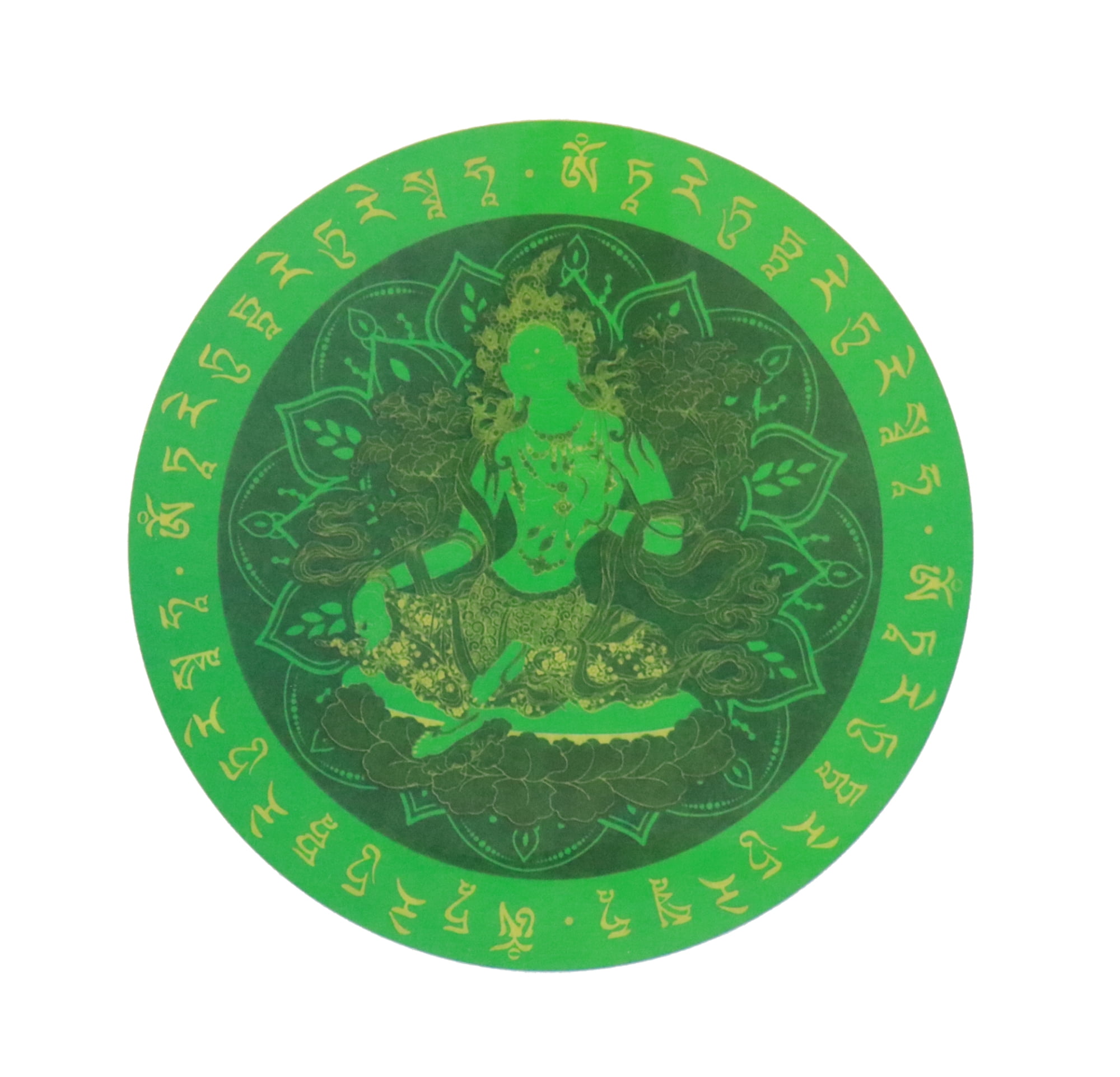 Feng Shui Green Tara Window Sticker - Walmart.com