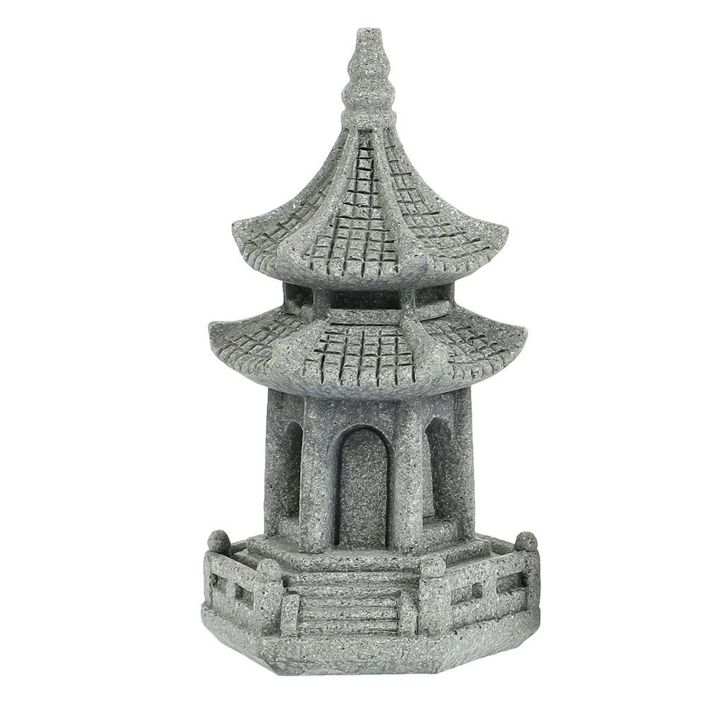 Feng Shui Hexagon Pavilions Large Hexagonal Tower Sandstone Statue ...