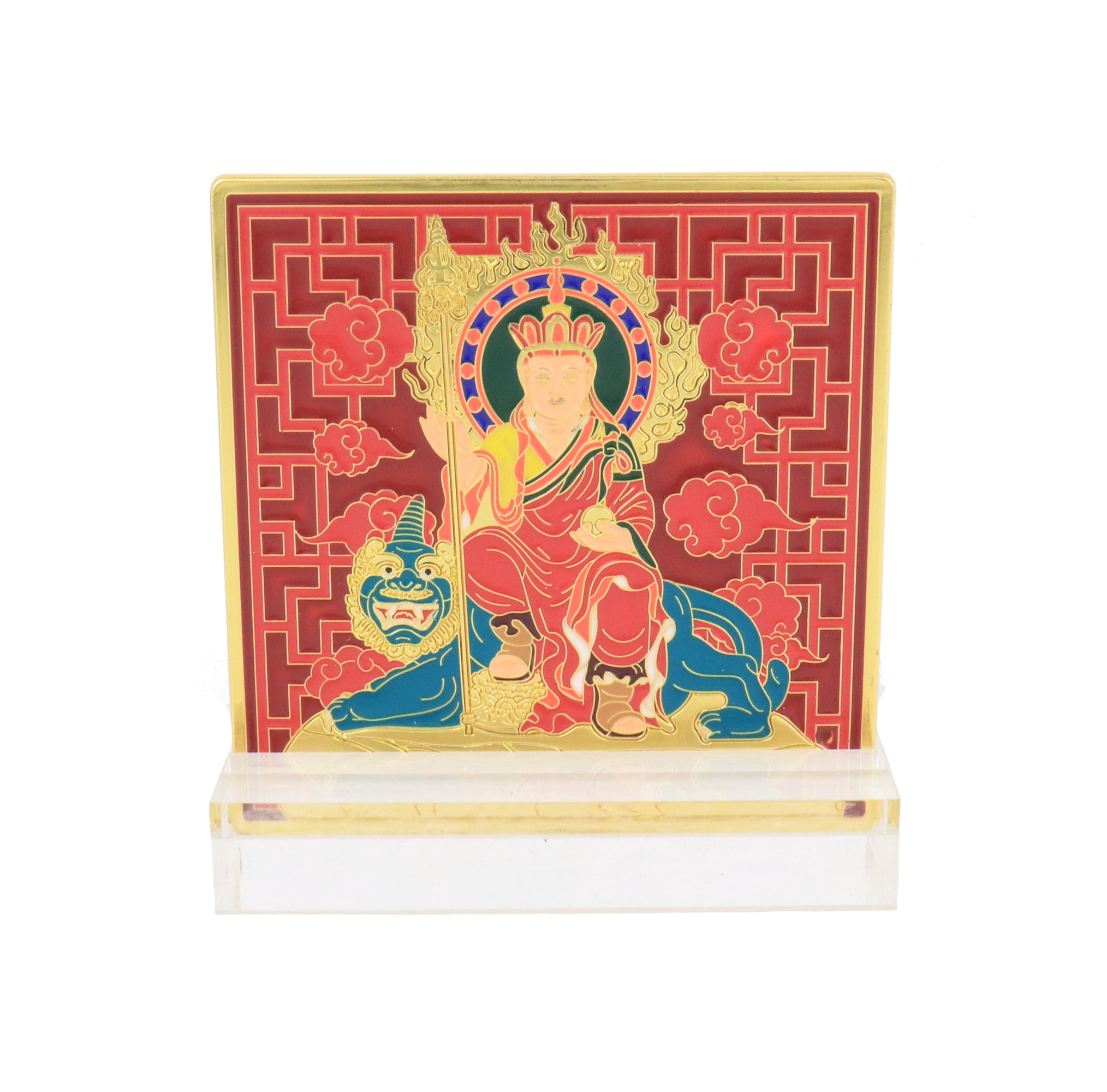 Feng Shui Ksitigarbha Buddha Protection Plaque - Walmart.com