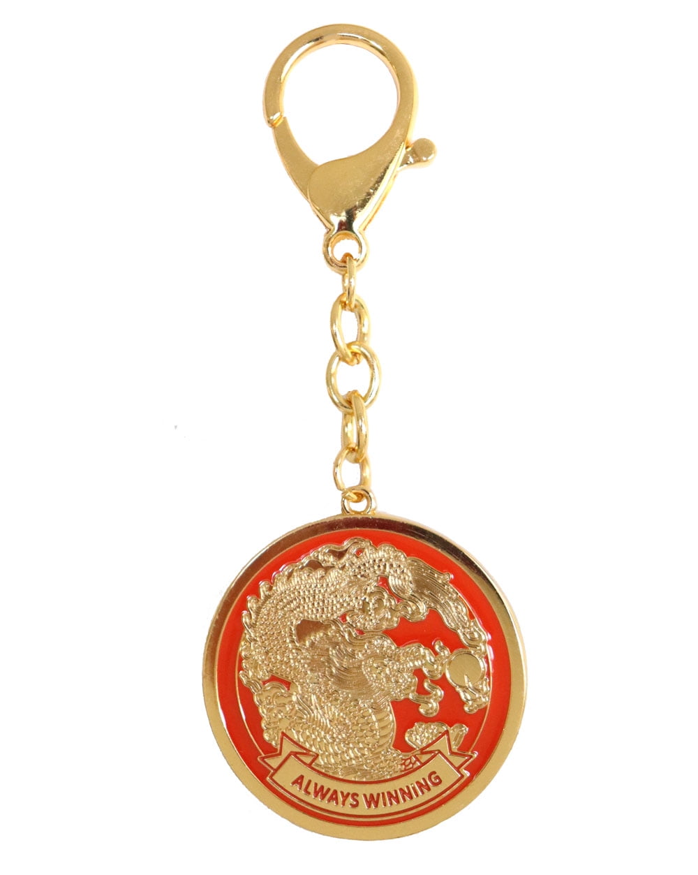 Feng Shui Lucky Dragon "Always Winning" Amulet - Walmart.com
