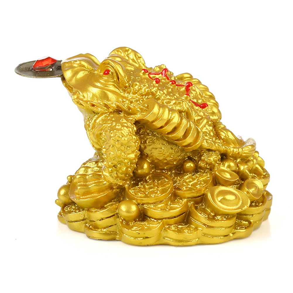 Feng Shui Money Frog, Lucky Money Toad Decorations,Ideal for Attracting ...