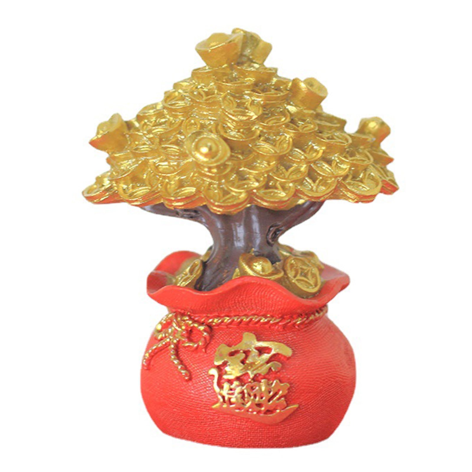 Feng Shui Money Tree, Home Office Crystal Money Tree, Money Coin Tree ...