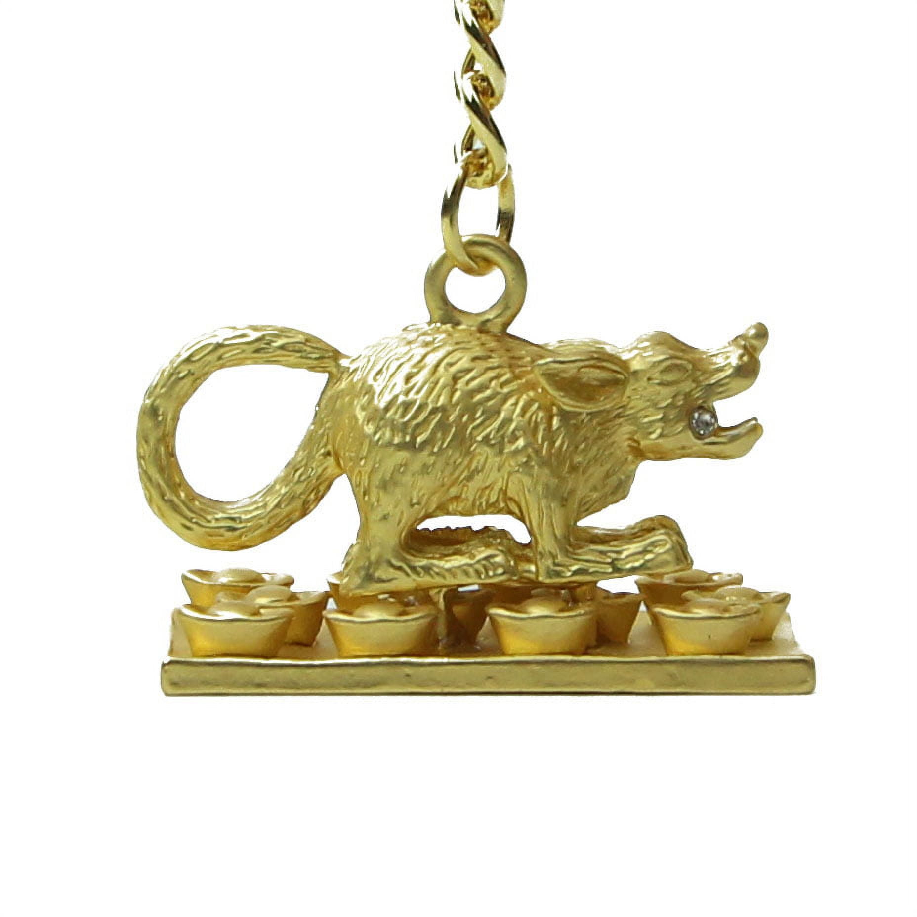 Feng Shui Mongoose Amulet Keychain - Walmart.com