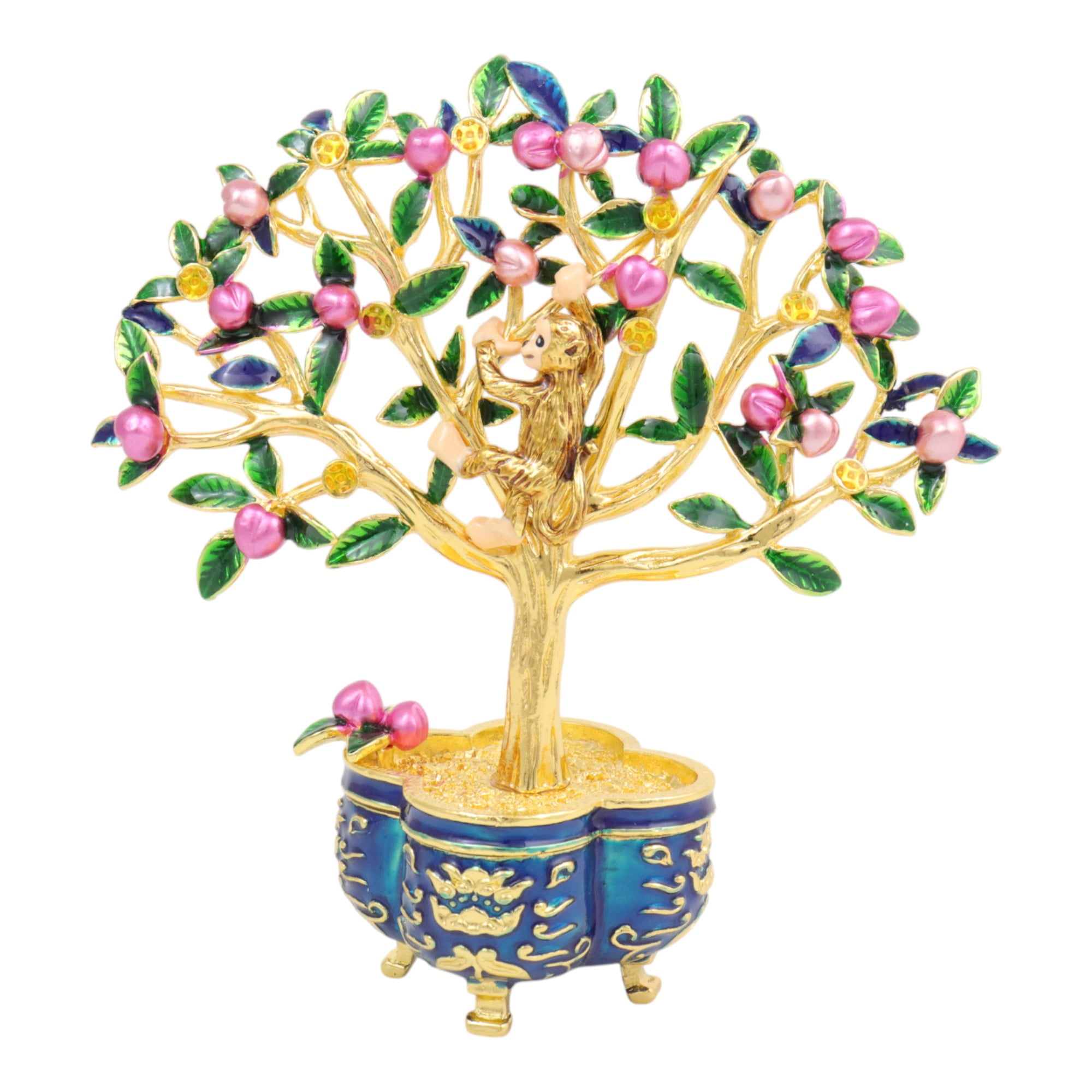 Feng Shui Peach Tree with Magic Monkey - Walmart.com