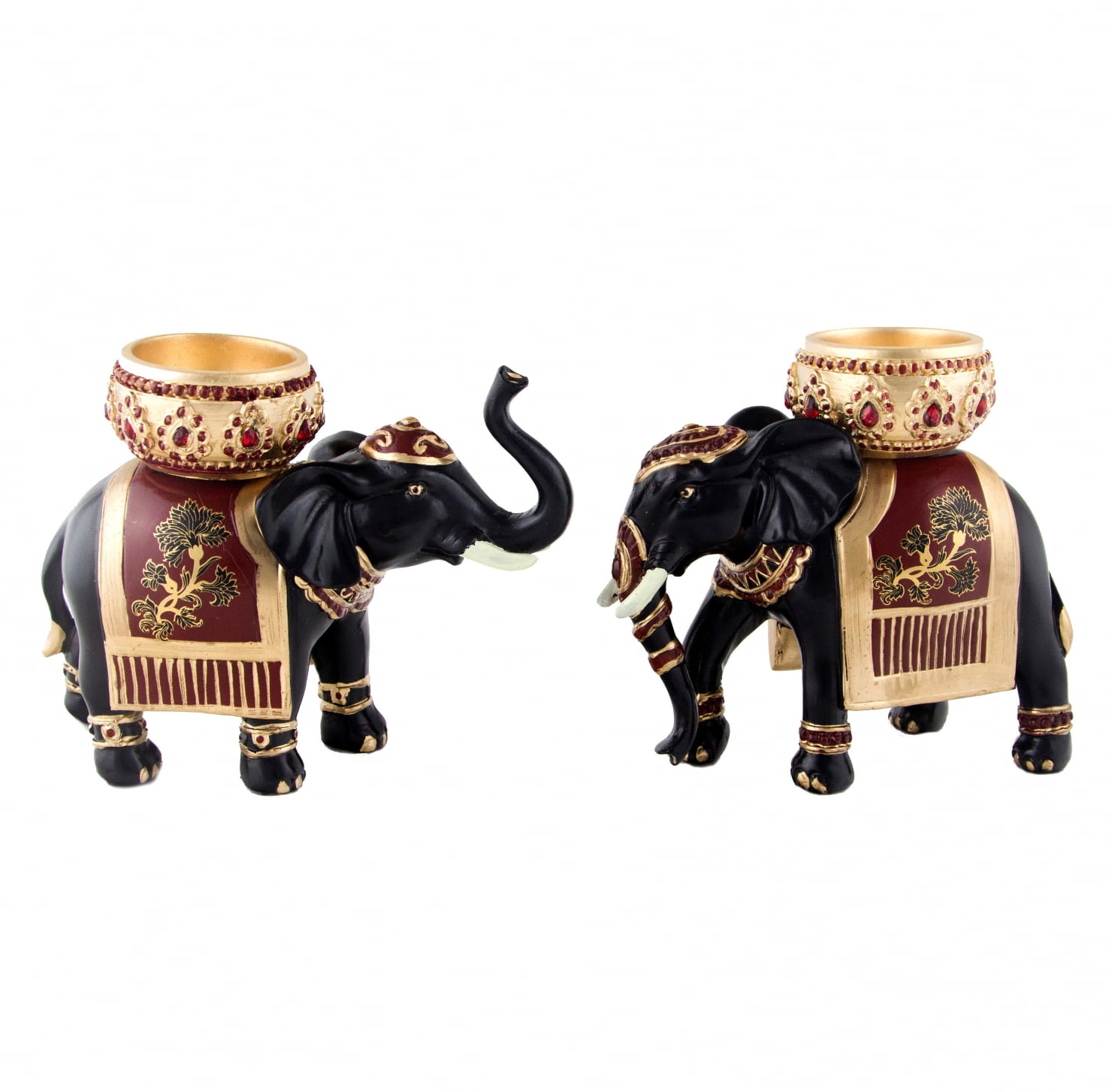Feng Shui Precious Elephant Statues - Walmart.com