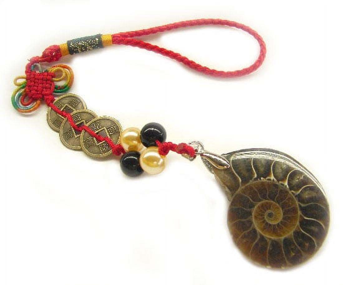 Feng Shui Spiral Snail Ammonite Shell Charm - Walmart.com