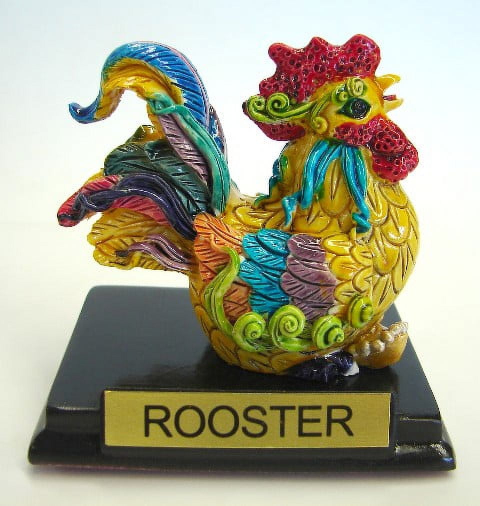 Feng Shui Standing Rooster Statues - Walmart.com