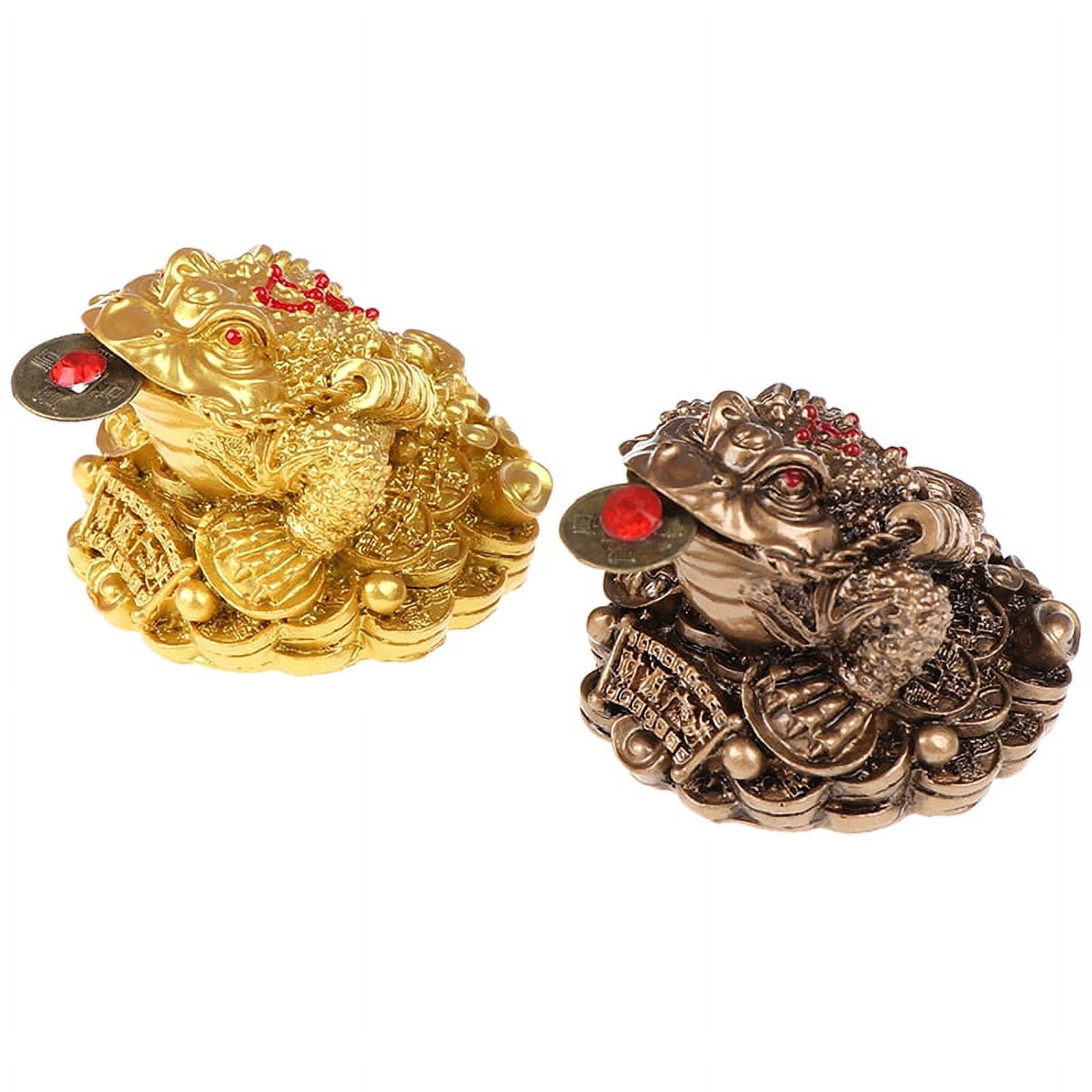Feng Shui Toad Money lucky Fortune Chinese Frog Toad Home Office ...