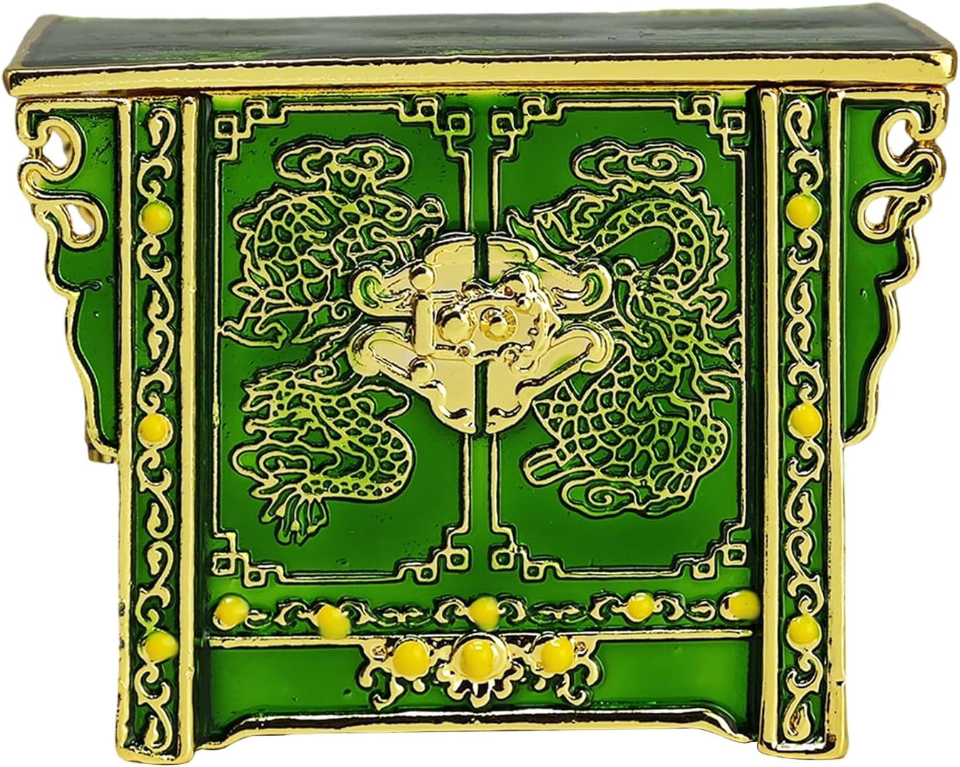 Feng Shui Treasure Chest With Double Dragon Wealth and Good Luck ...