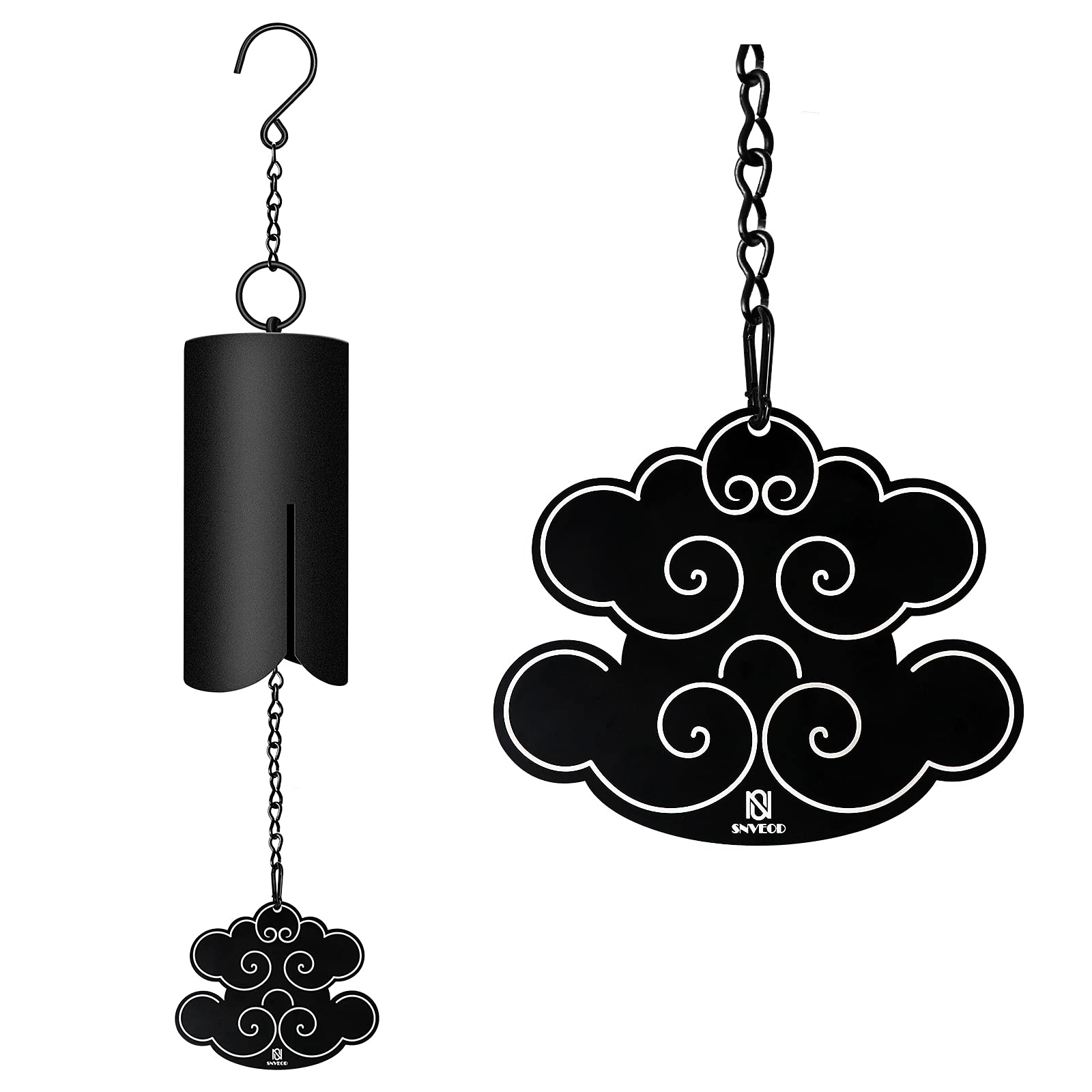 Feng Shui Windbell with Auspicious Clouds, Large Wind Chimes for ...