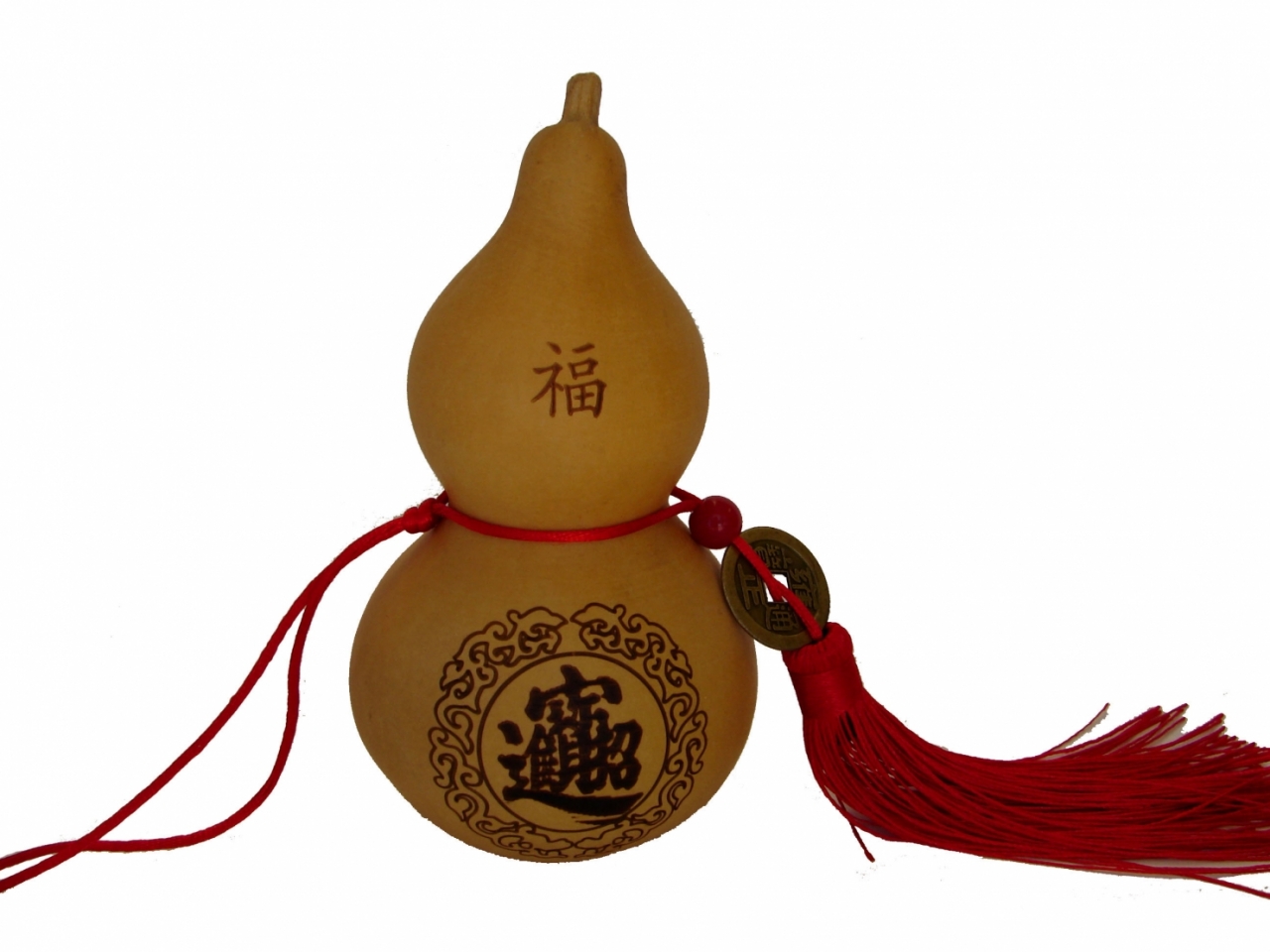 Feng Shui Wu Lou Charm with coin - Walmart.com