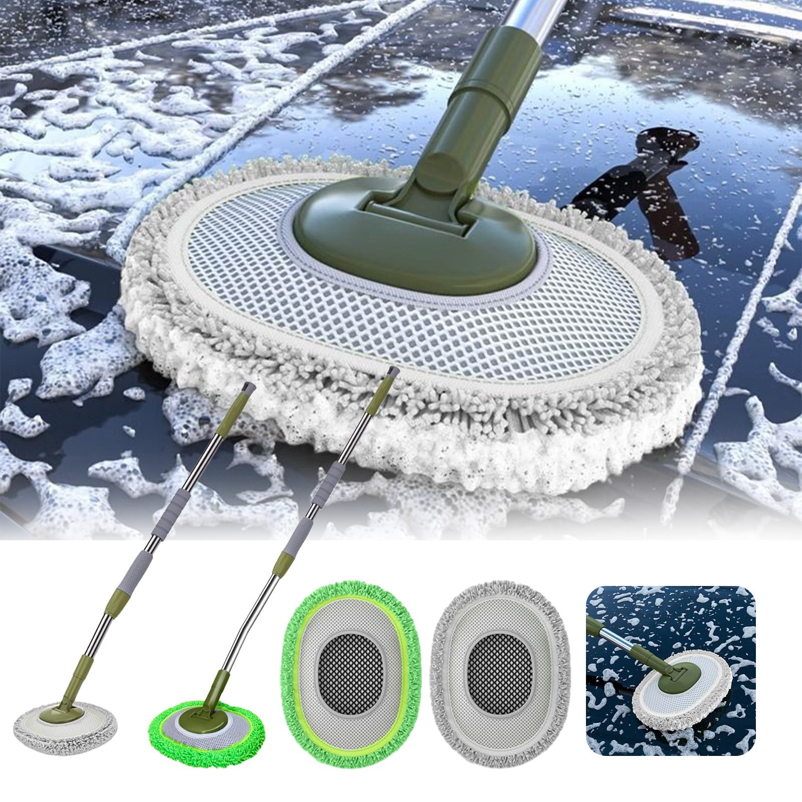 FengErXian Car Gadgets 2024 Clearance Car Wash Mop 15 Degrees Bend Car ...