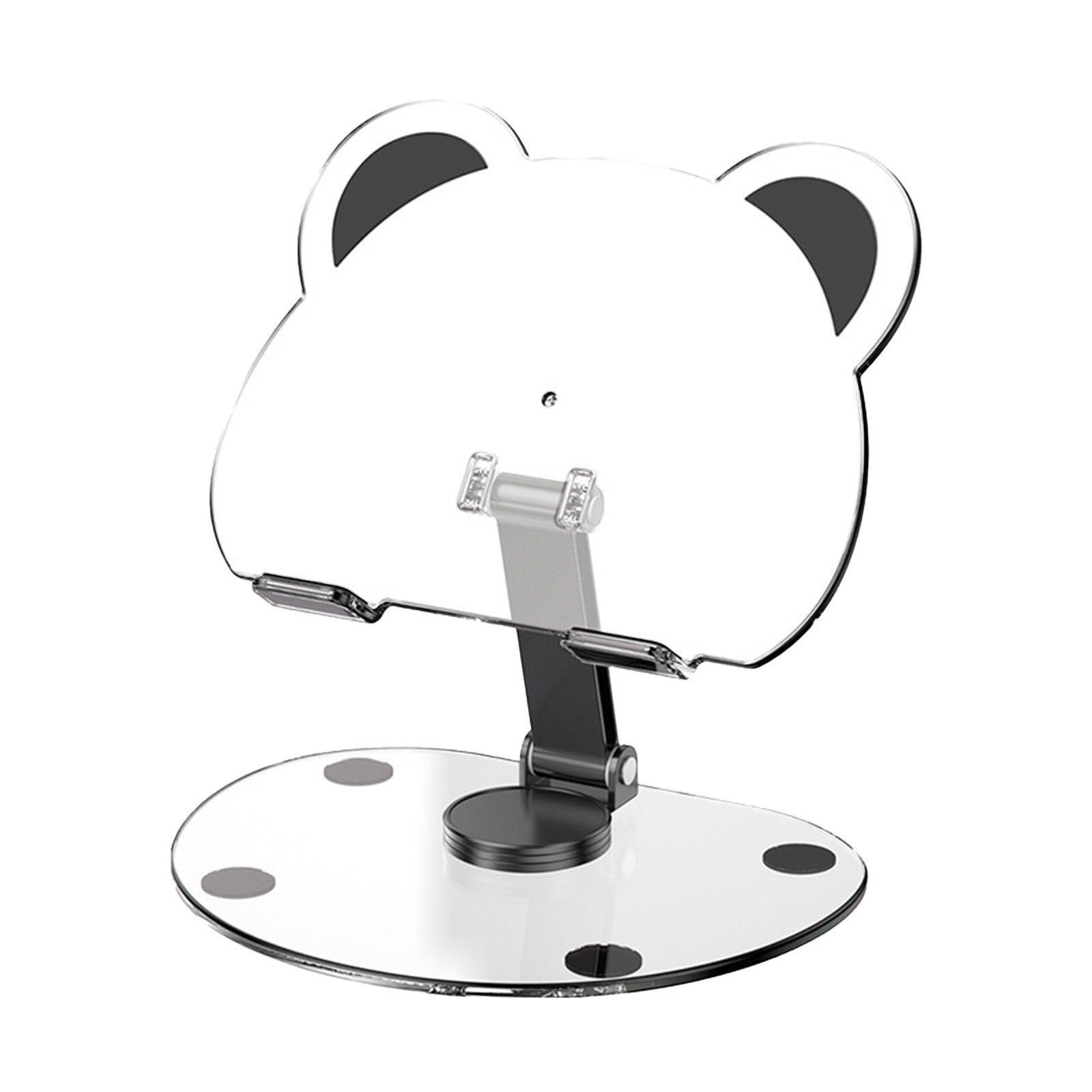 Acrylic Tablet Stand Adjustable Height Portable Foldable Desktop Holder ...