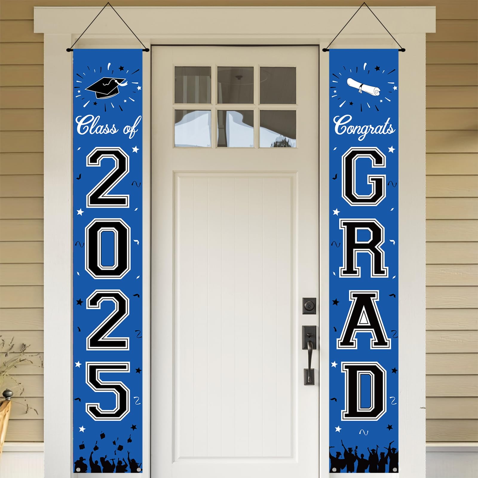 FengRise Graduation Banner Class RRF12 of 2025, Blue Graduation Party ...