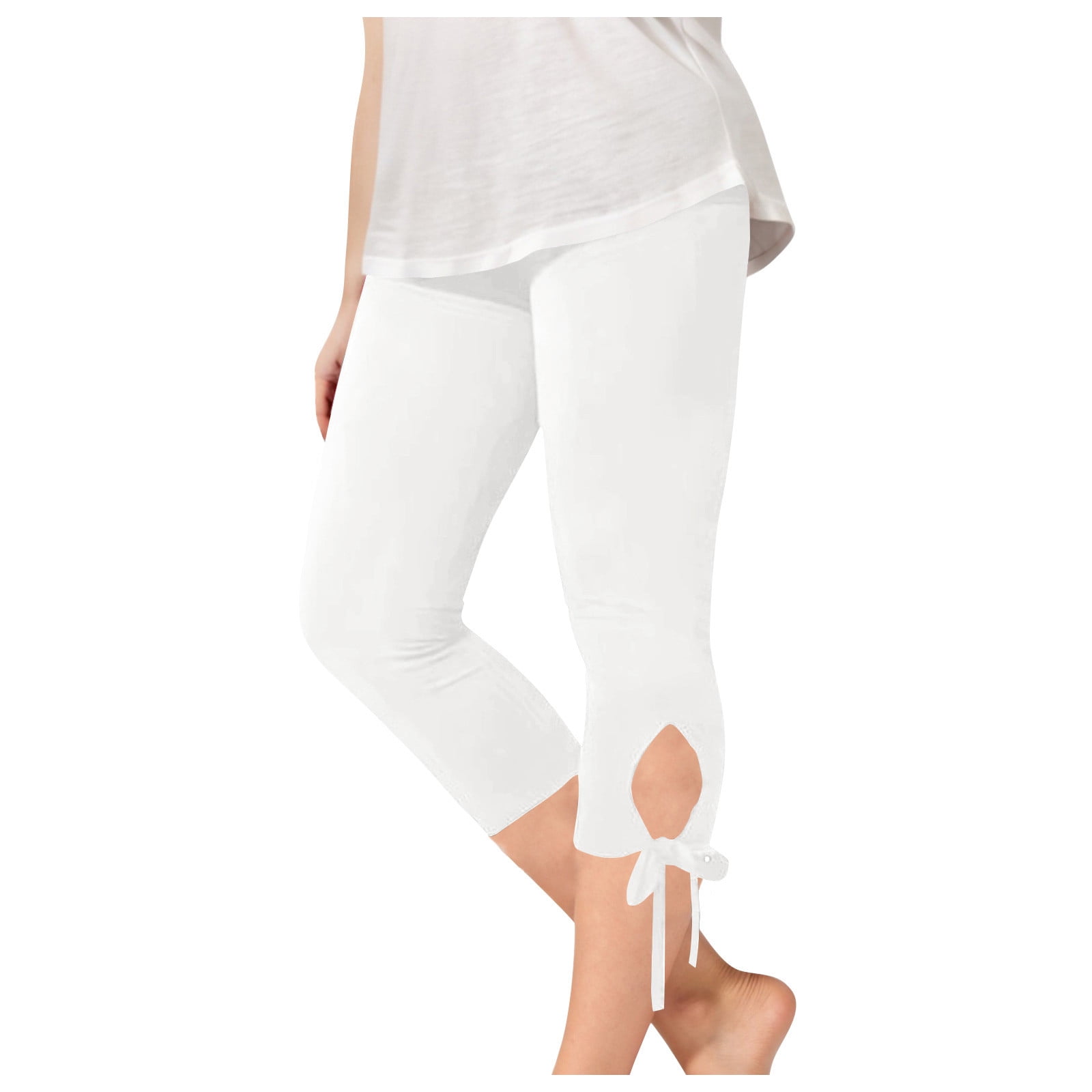 Fengactive Little Girls Slim Fit Yoga Capri Leggings High Waisted ...