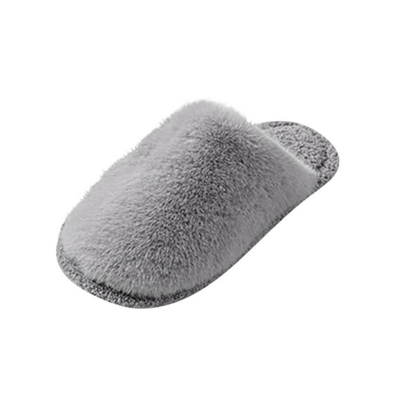 Fengactive Women's Closed Toe Slippers with Soft Foam Solid Color Flat ...