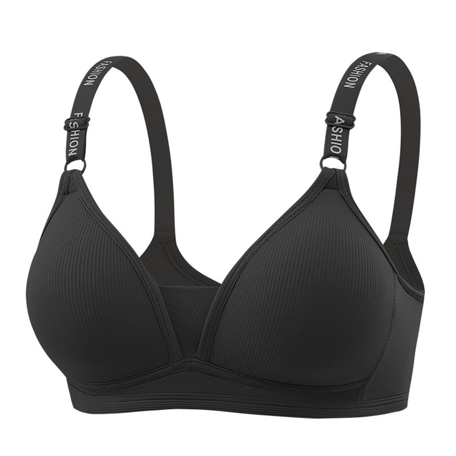Fengactive Women's Seamless Comfortable Bra Full Coverage Wireless ...