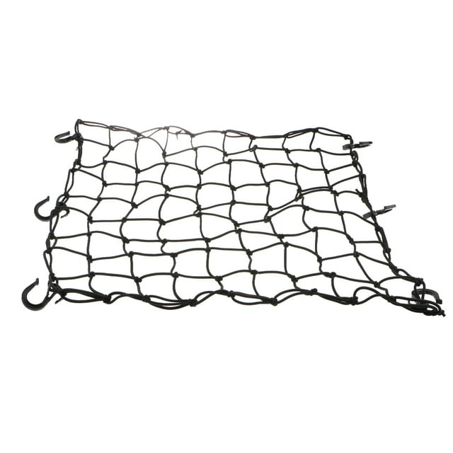 Fengbin Black Latex Cargo Net Strech Luggage Netting and 6 Adjustable ...