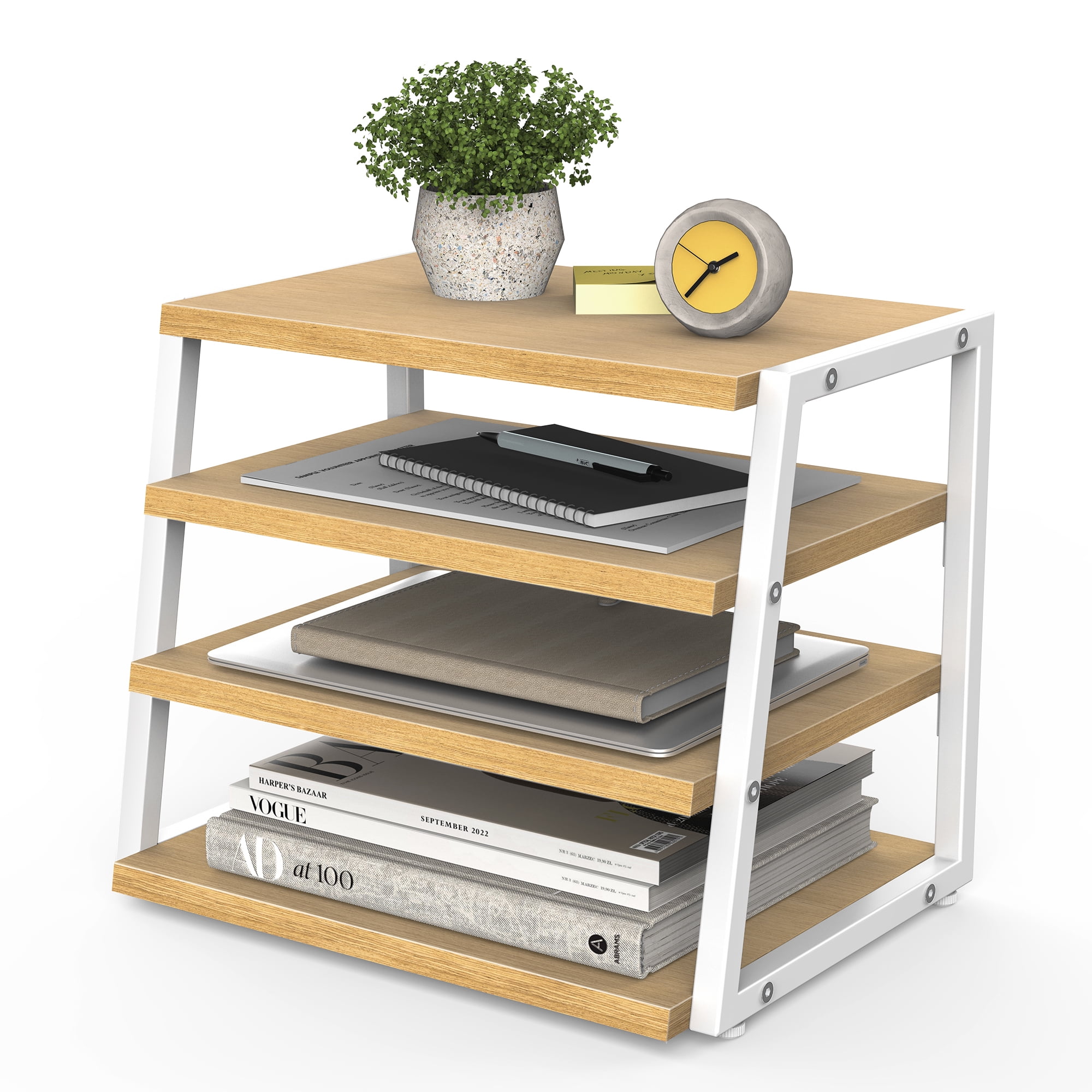 Fenge Desk Organizer, 4 Tier File Organizer for Desk - Walmart.com