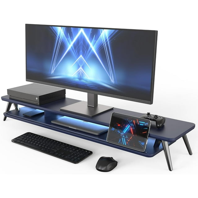Fenge Dual Monitor Stand, Monitor Stands Riser for 2 Monitors, 42.5 ...