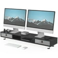 Fenge Monitor Stand, Dual Monitor Stand with 2 Drawers - Walmart.com