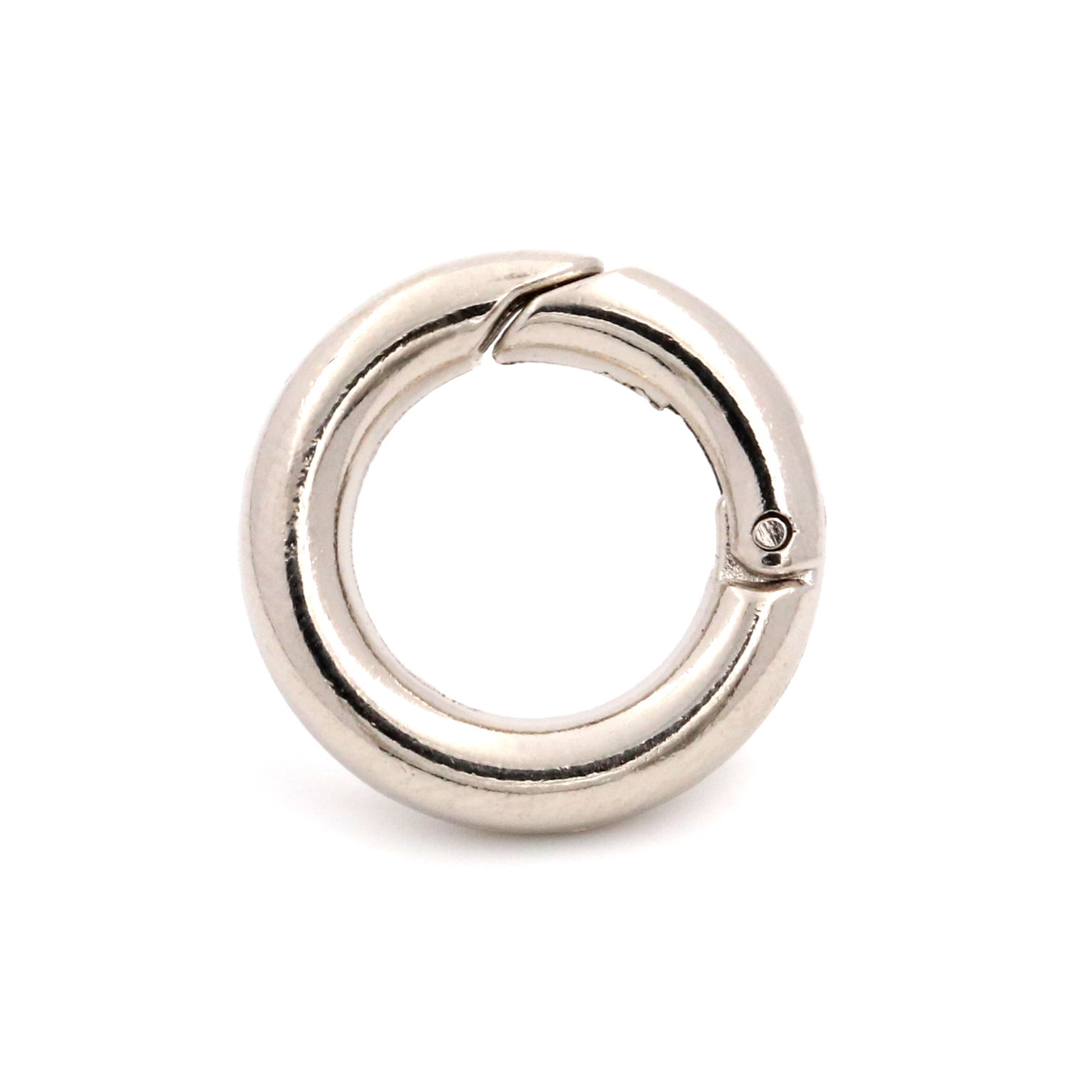 Fenggtonqii 0.5'' Round Spring Gate O-Ring Clasp Push Snap Hook Screw ...