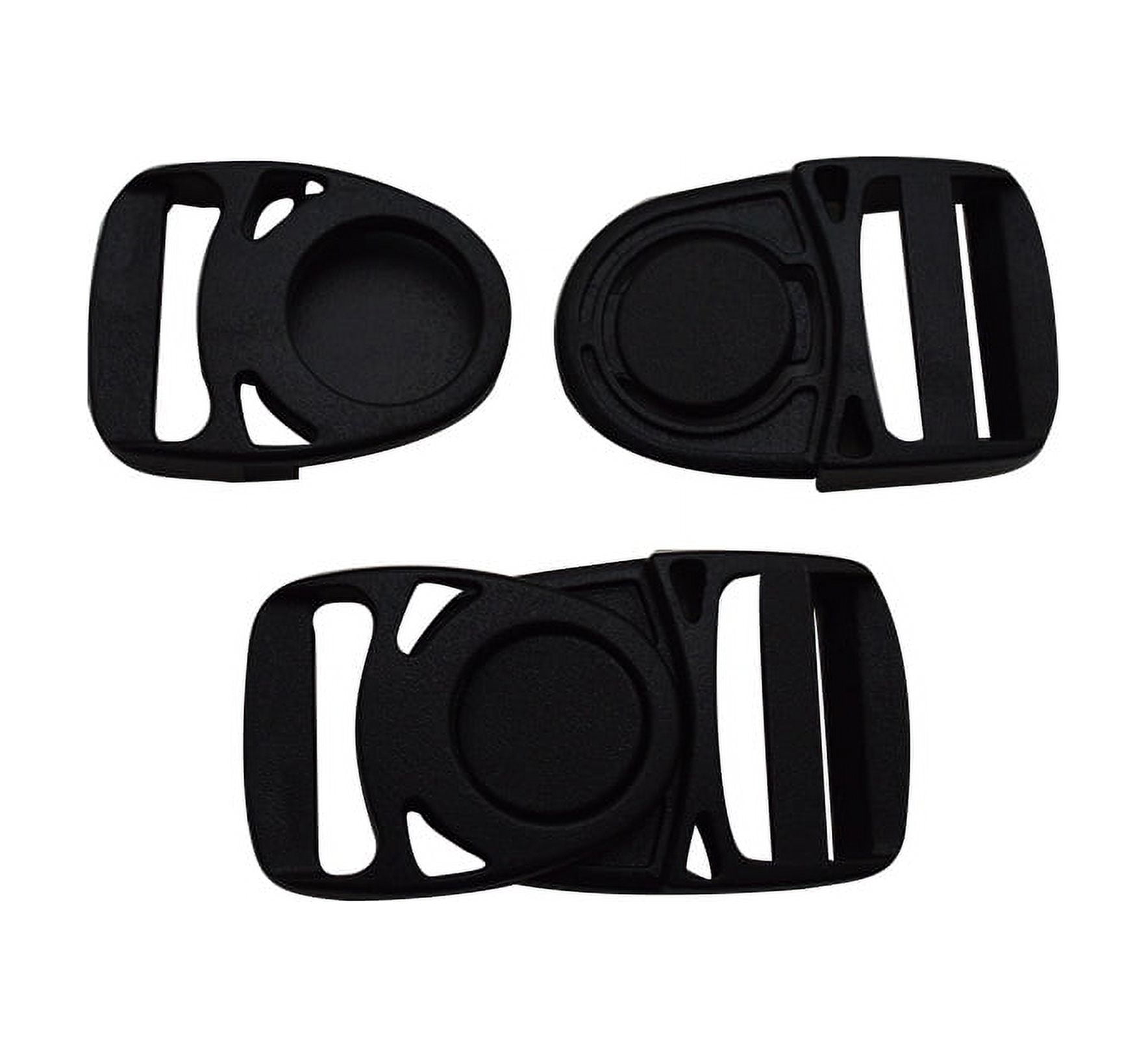 Fenggtonqii 0.8" Inner Width Black Plastic Swing Center Release Buckle ...