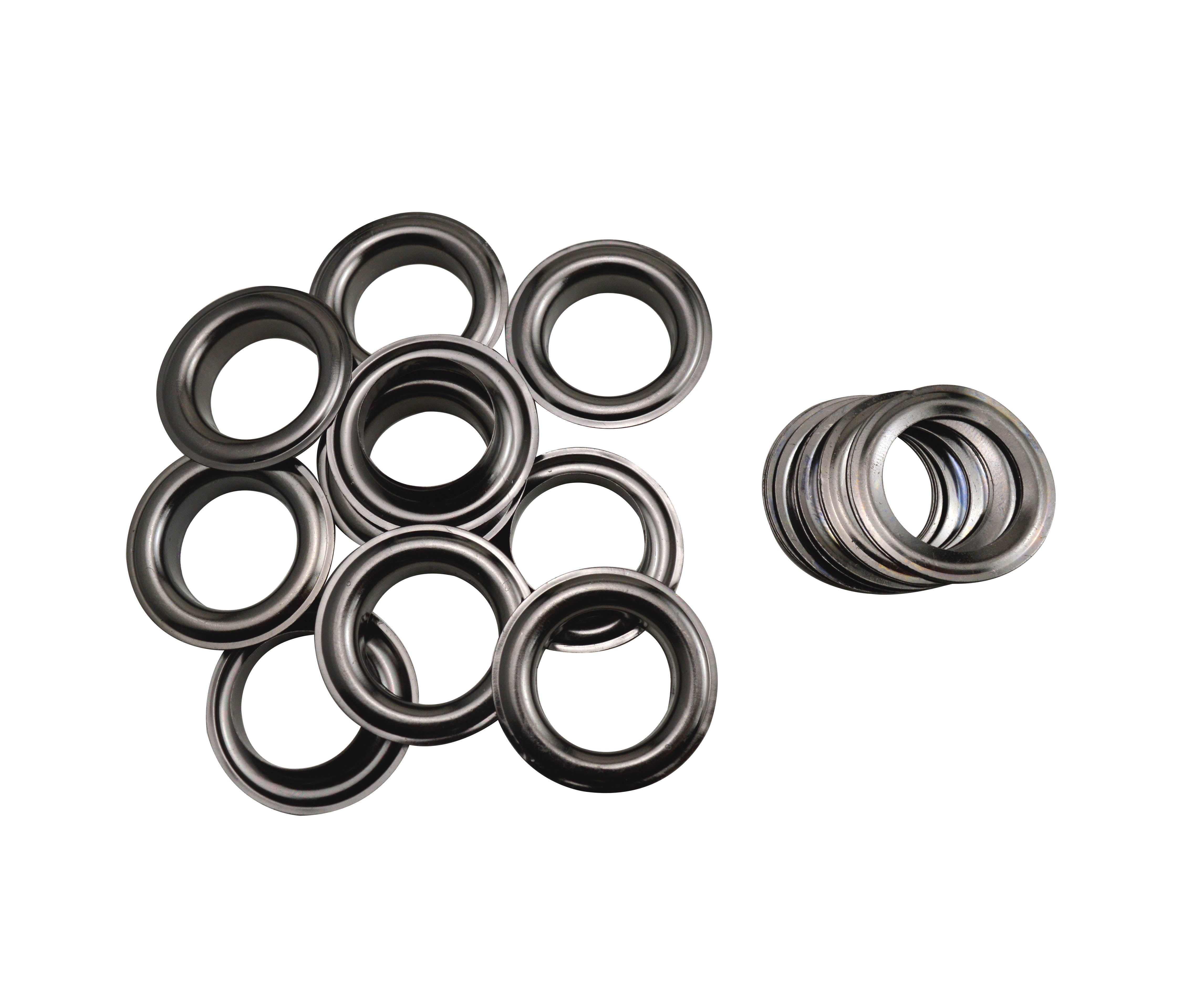 Fenggtonqii 20mm Hole Diameter Gun Color Grommets Eyelets with Washer ...