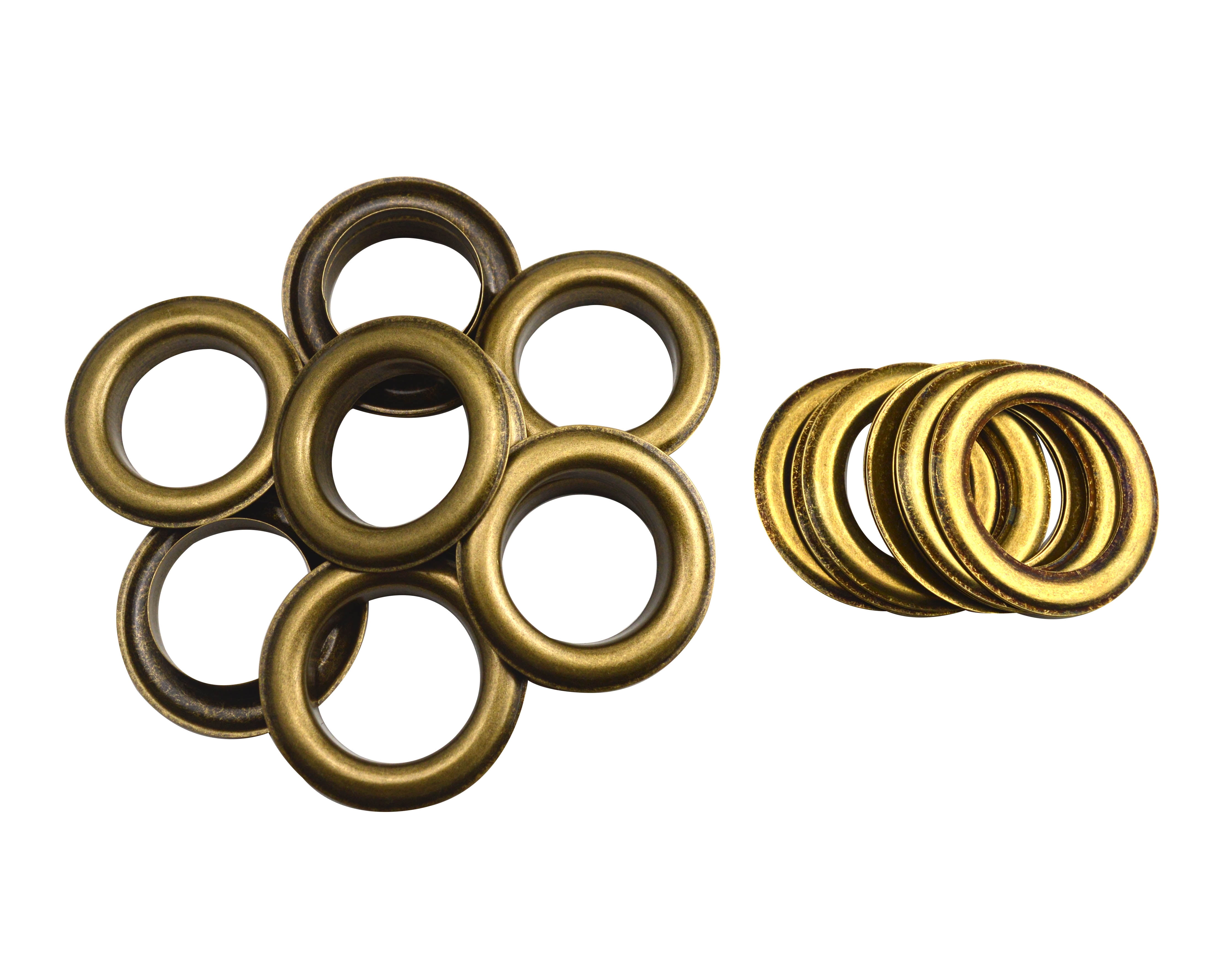 Fenggtonqii 25mm Hole Diameter Bronze Grommets Eyelets with Washer Made ...