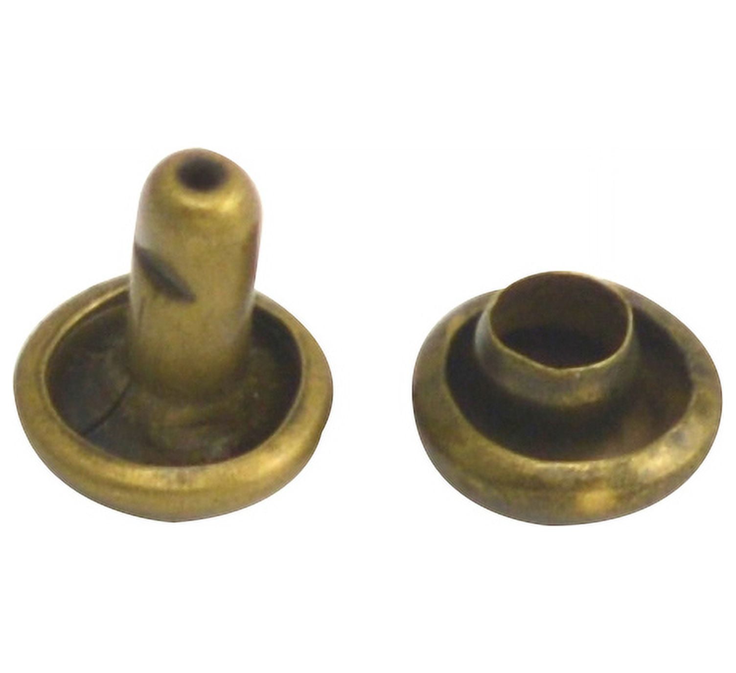 Fenggtonqii Bronze Double Cap Leather Rivets Tubular Metal Studs Cap ...