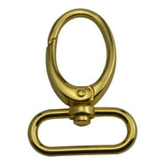 Fenggtonqii Silvery 1.5" Inner Diameter Oval Ring Smooth Lobster Clasps ...