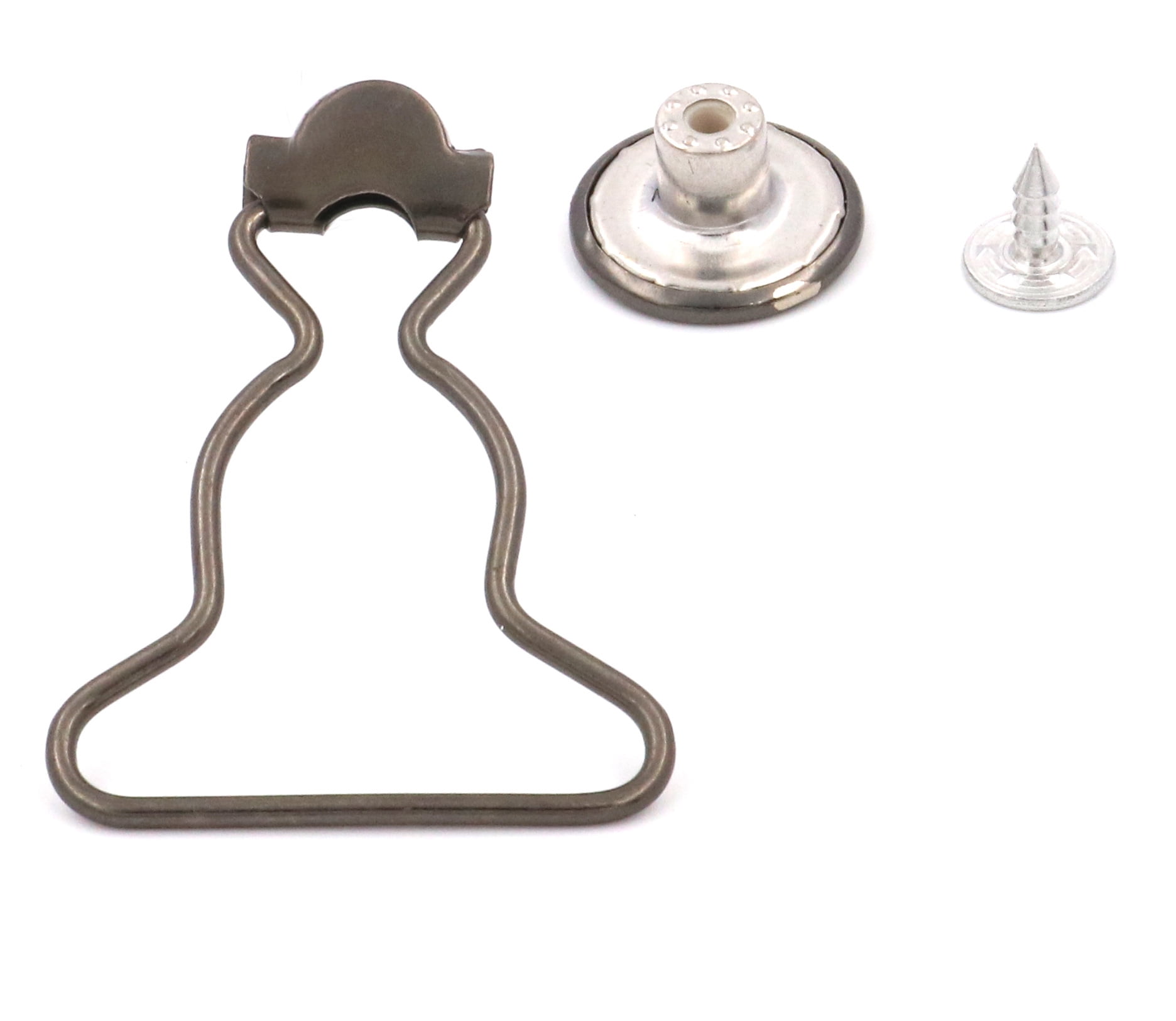 Fenggtonqii Overall Suspender Dungaree Buckles Fastener with No-Sew ...