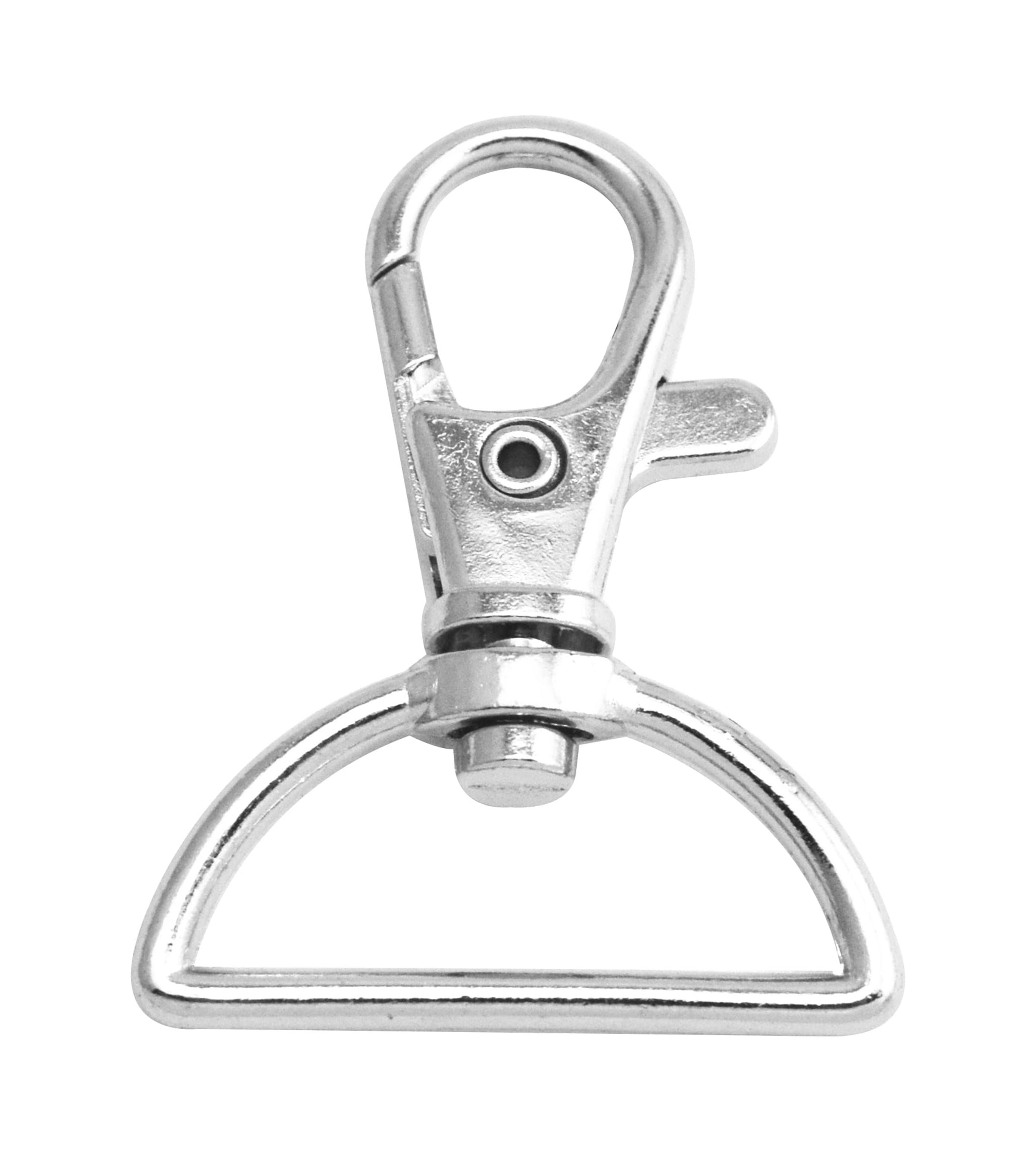 Fenggtonqii Silvery 1" Inner Diameter D Ring Closed Angle Fisheye ...