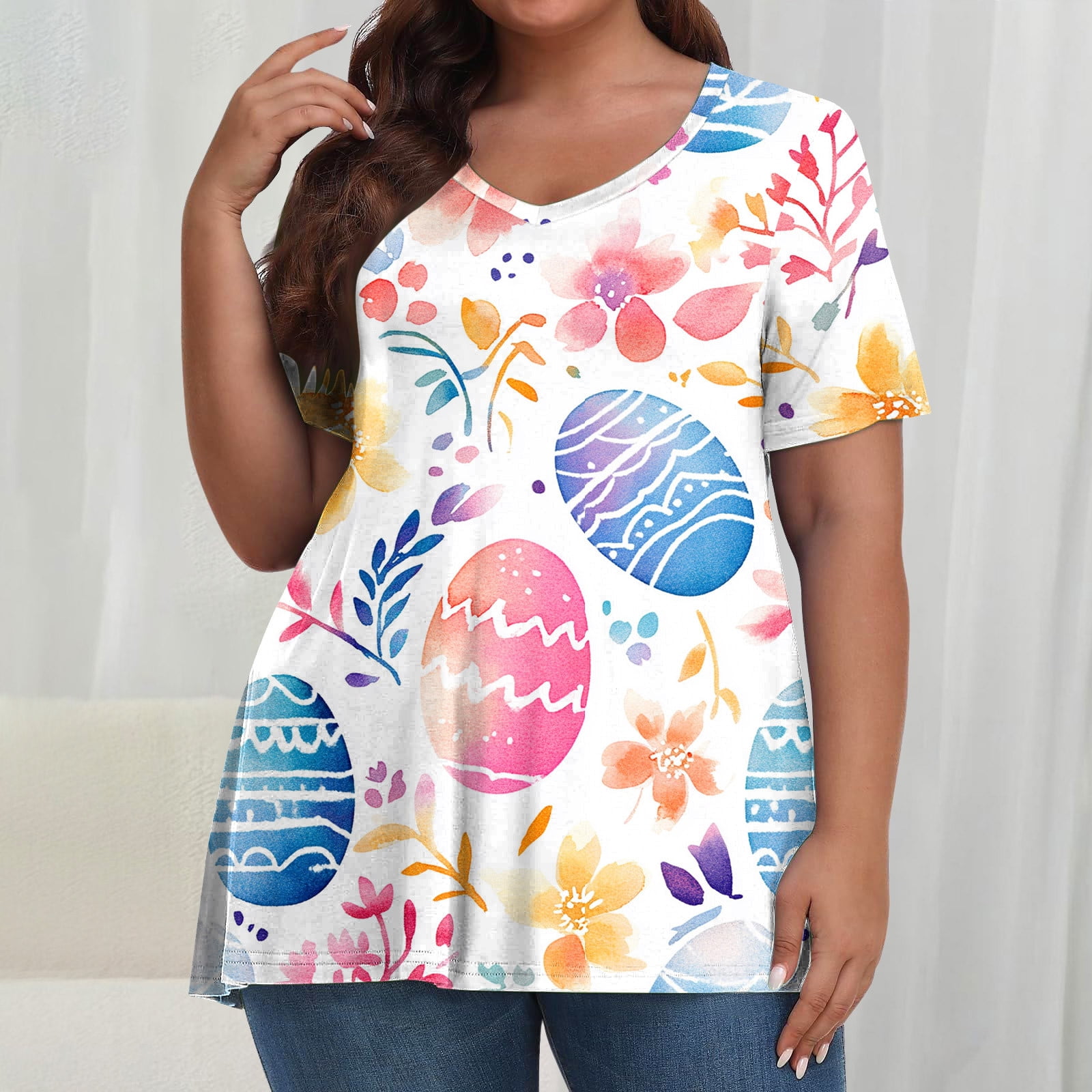 Fengqque 2025 Trendy Women's Short Sleeve Tops Soft Pastel & Athleisure ...